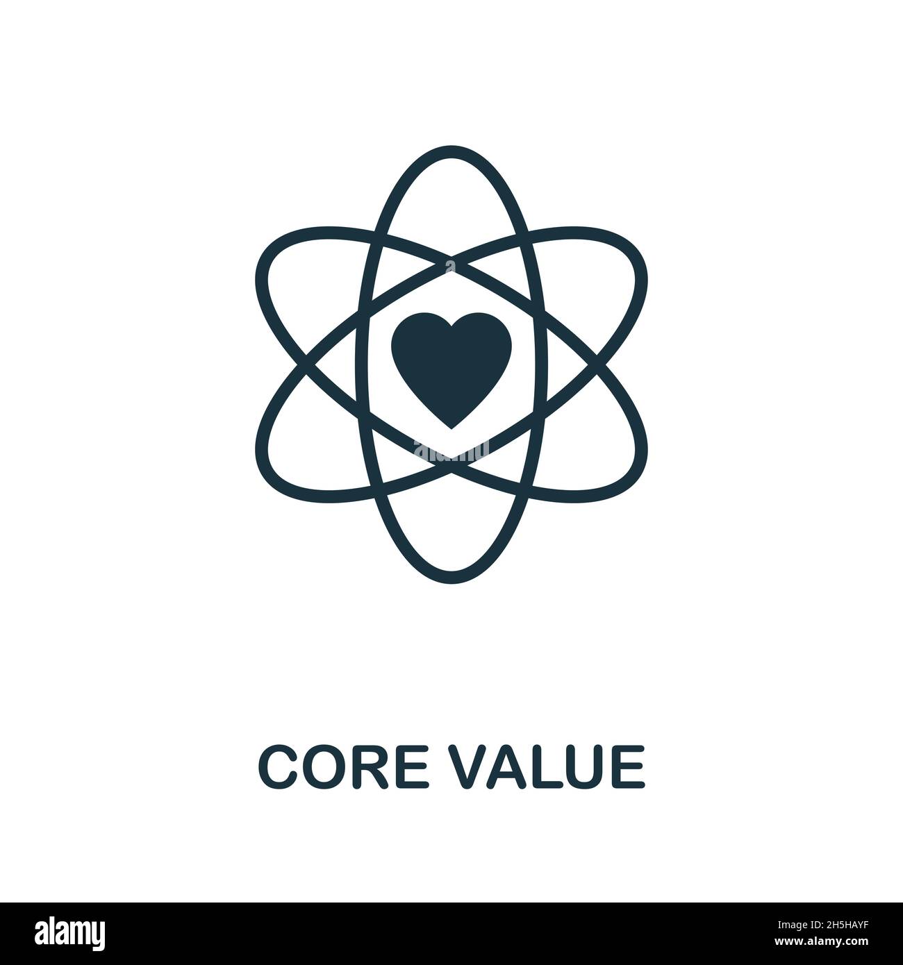 Core Value Icon Monochrome Simple Element From Core Value Collection