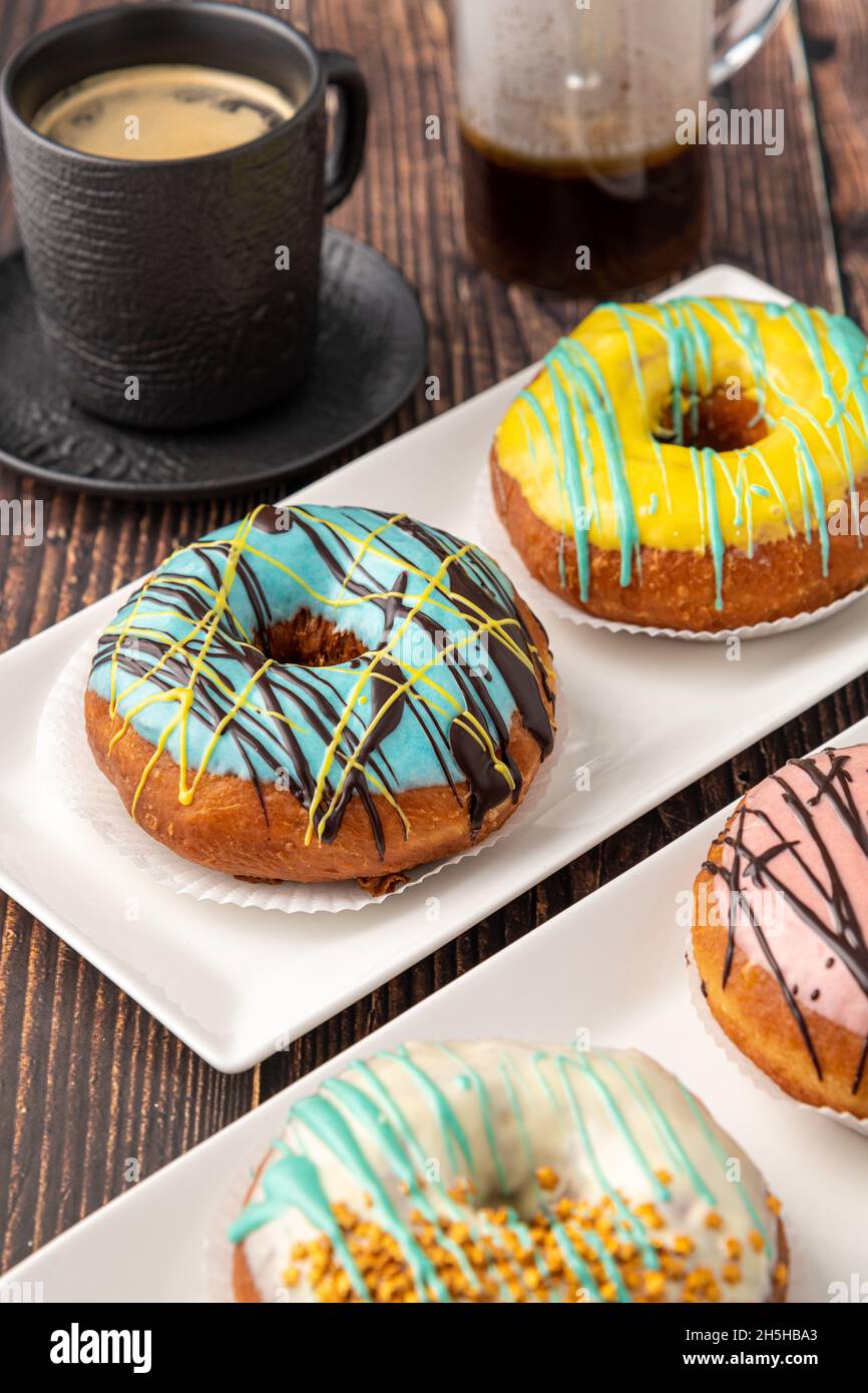 Different donuts hi-res stock photography and images - Alamy
