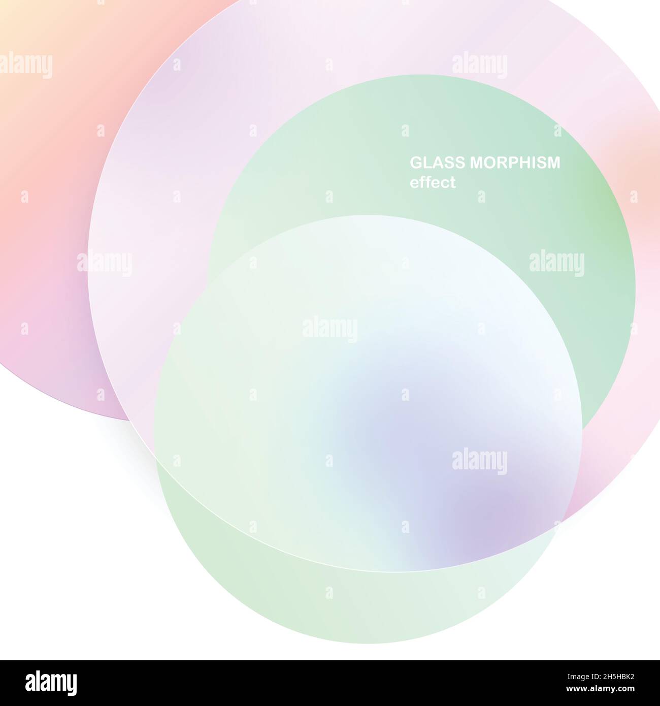 Modern background with glass morphism vector effect. Transparent glass ...