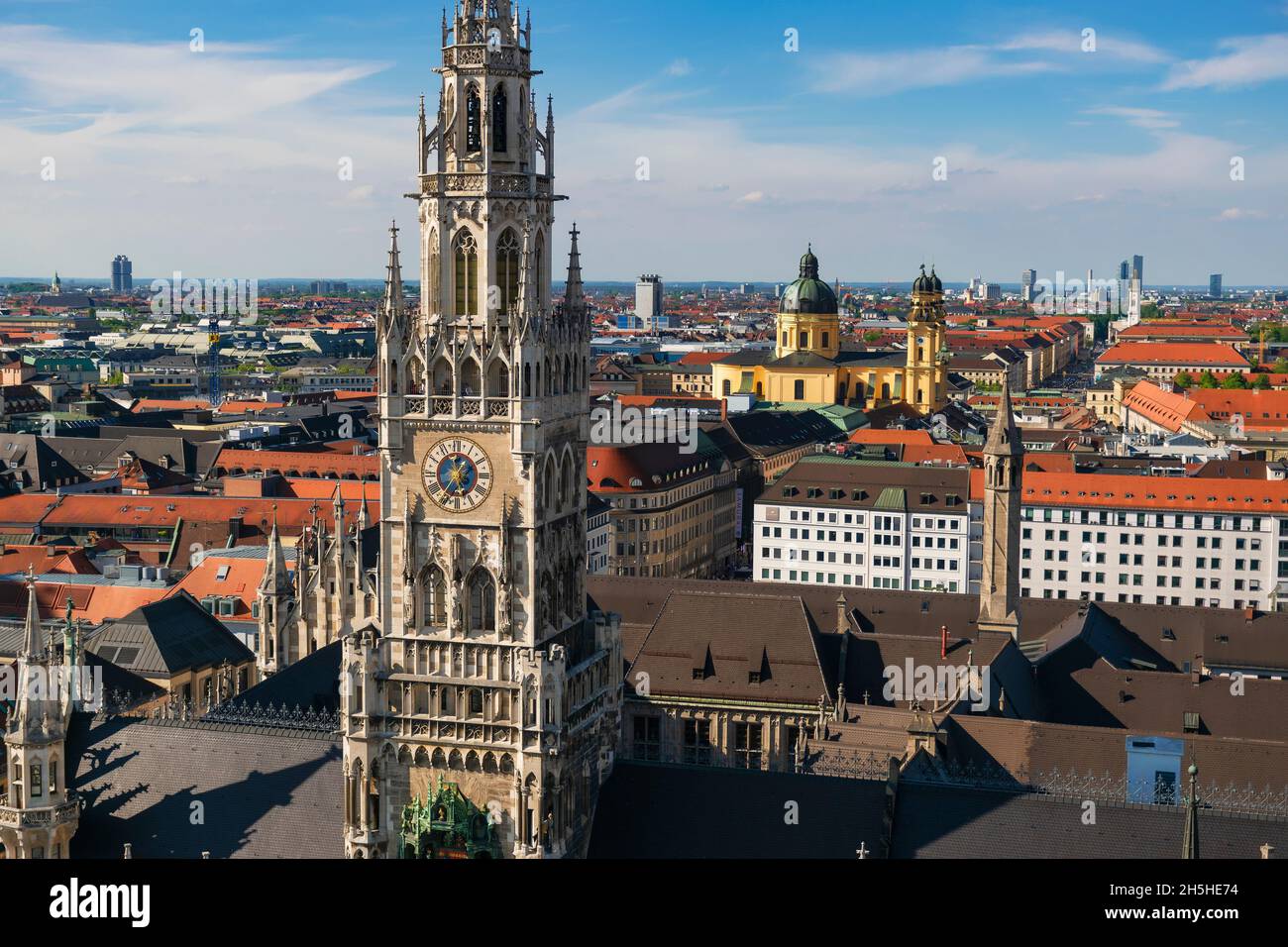 22 May 2019 Munich, Germany - Neues Rathaus (New town Hall) building ...