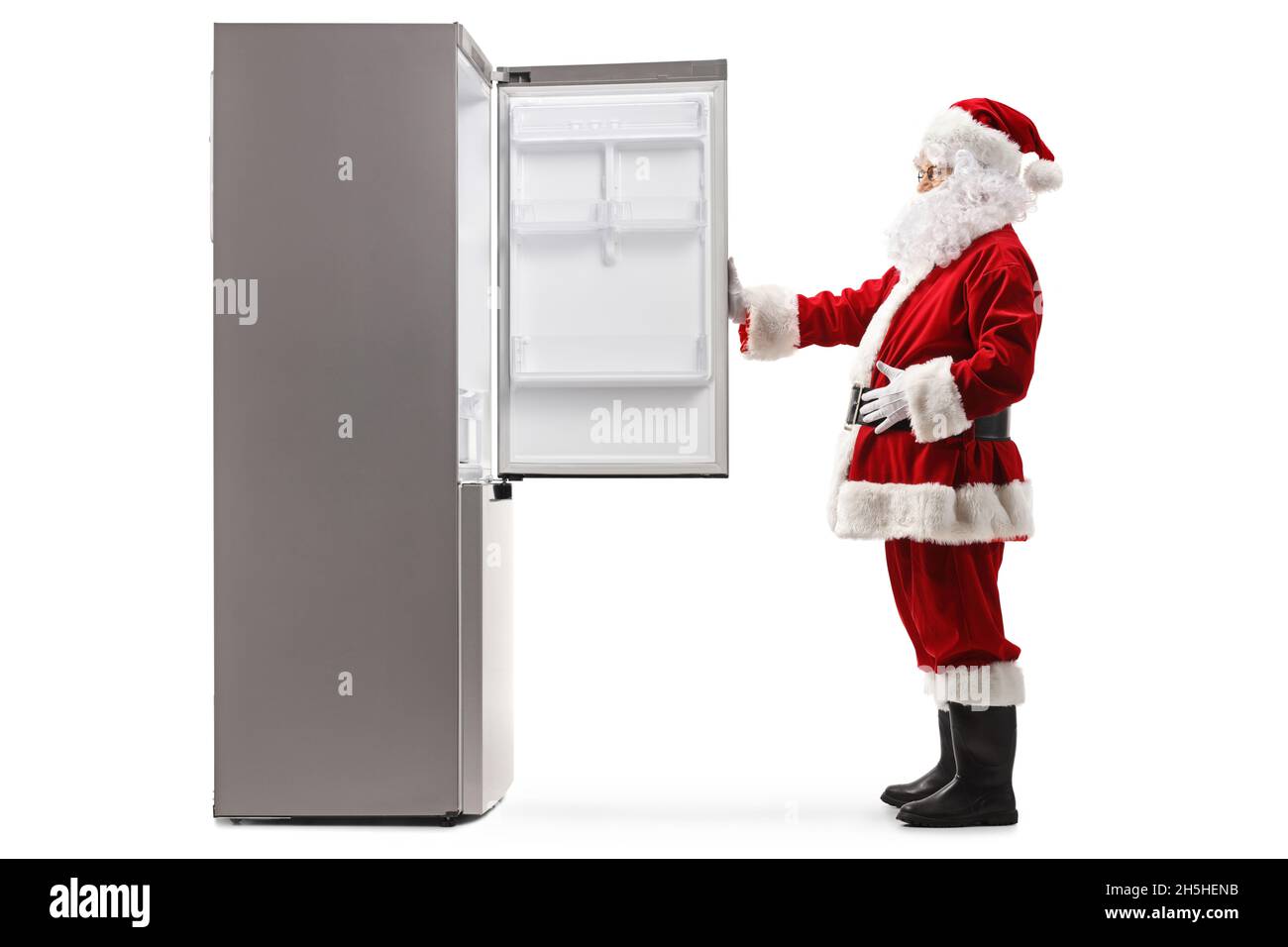 Empty fridge elderly hi-res stock photography and images - Alamy