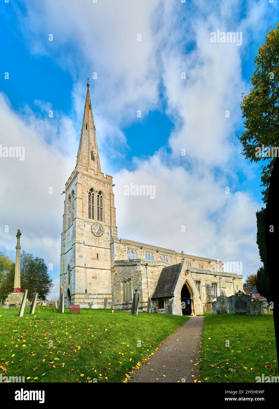 Saxon originated (eighth century) and norman expanded christian church ...
