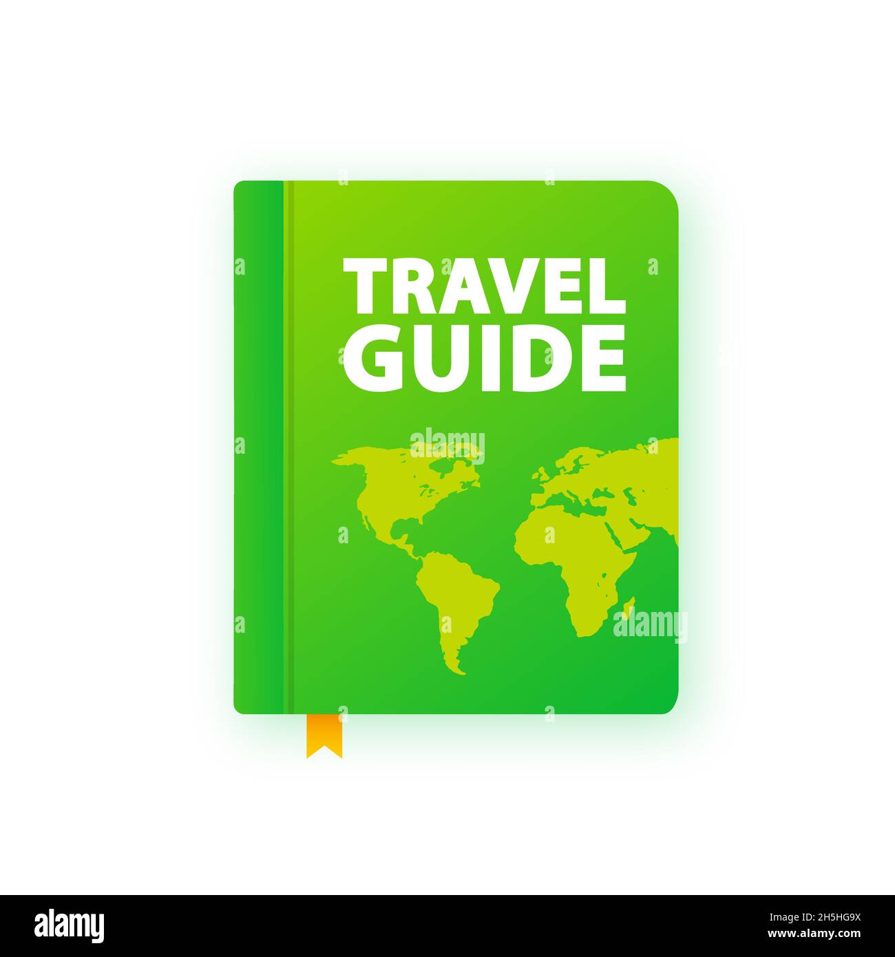 Travel guide book icon. Vector stock illustration Stock Vector Image ...
