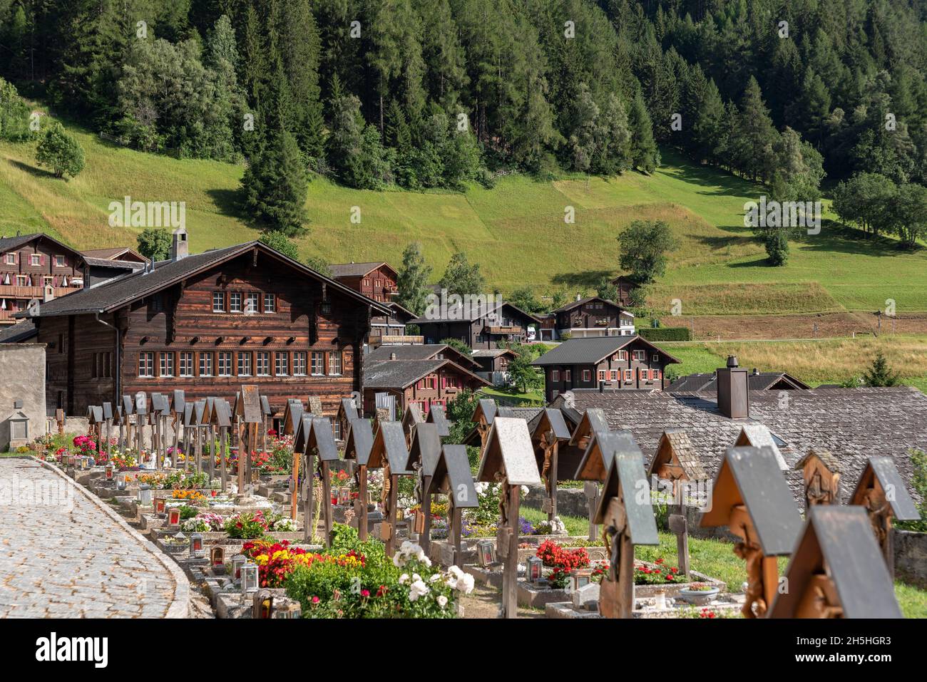 Valais last village hi-res stock photography and images - Alamy