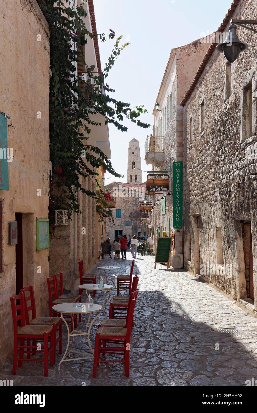 Mani peninsula cafe hi-res stock photography and images - Alamy