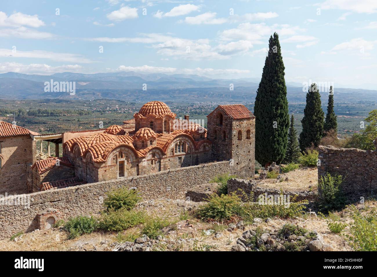 Mitropolis Agios Dimitrios, main church, museum, Byzantine ruined city ...