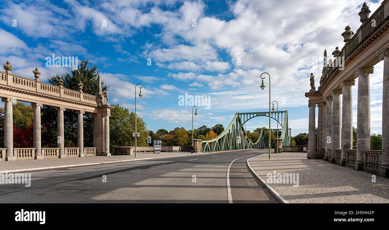 The Colonnades at the Glienicke Bridge in Berlin Wannsee, Berlin ...