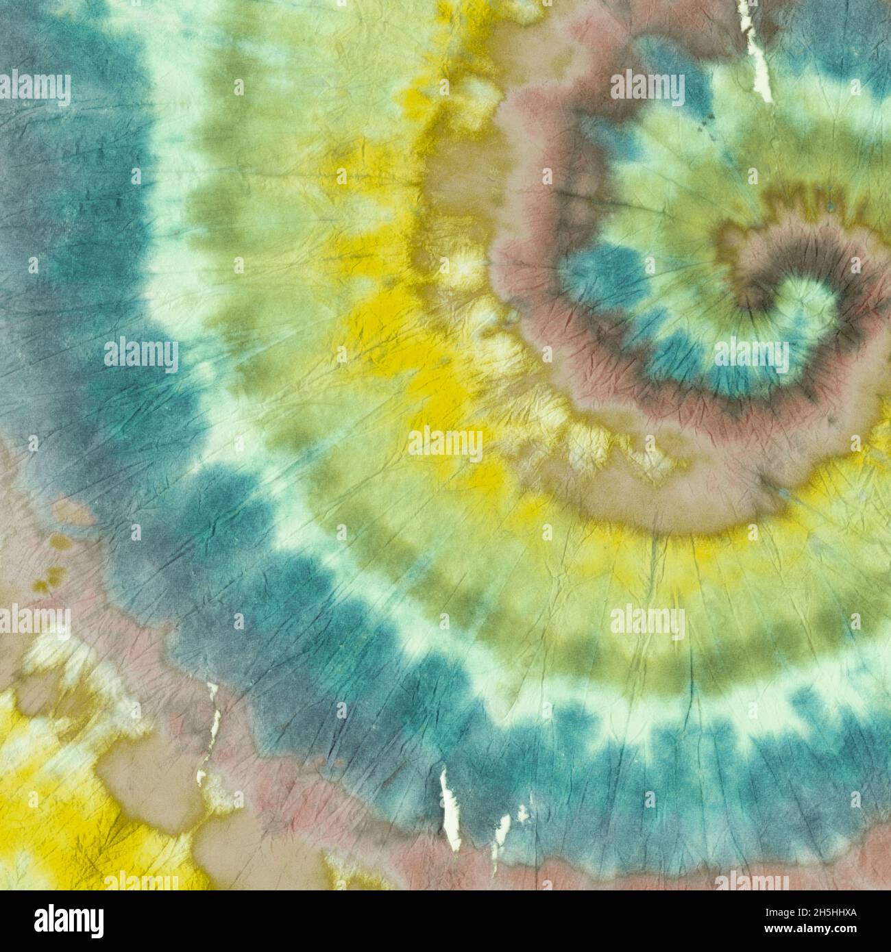 Teal Spiral Abstract. Tye Die Shirt Design. Military Vintage Background ...