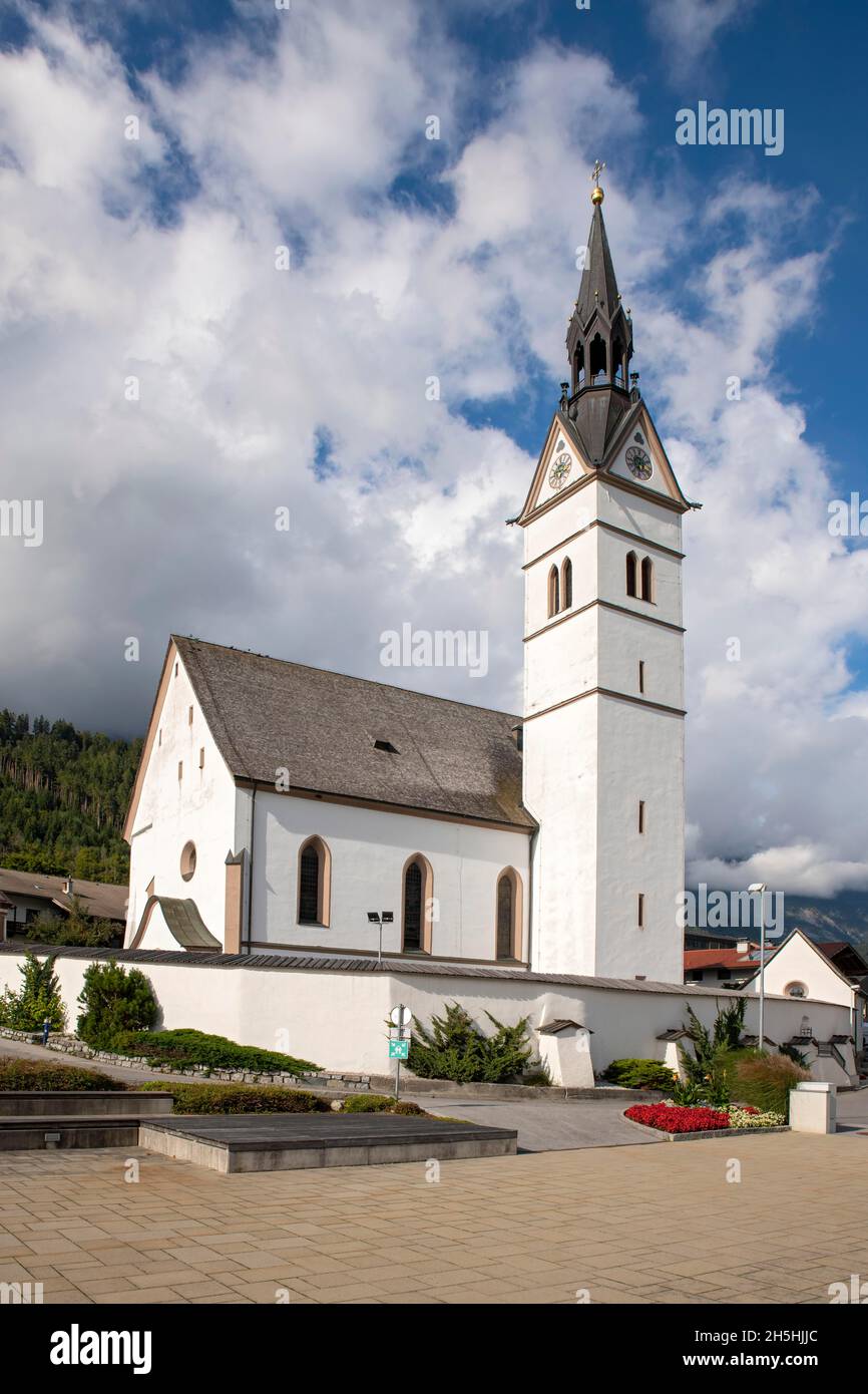 Parish Church of Saints Peter and Paul, Vomp, Tyrol, Austria Stock ...