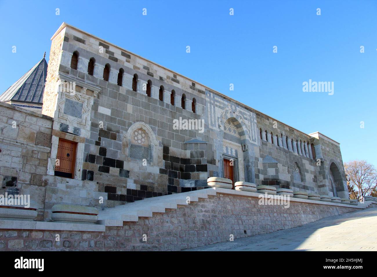 Konya Alaeddin Mosque was built in the 13th century during the ...