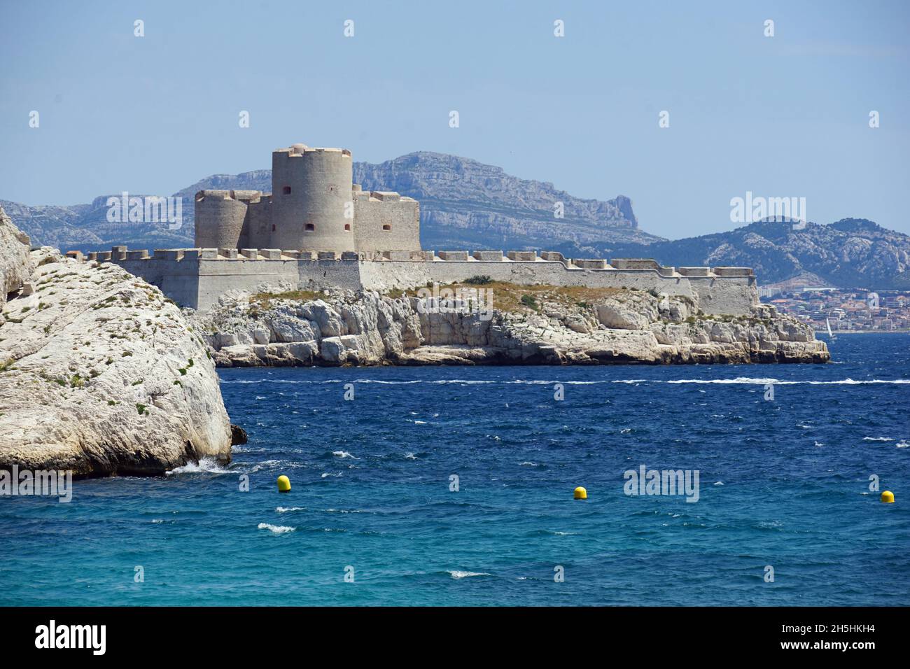 Chateau d'If, IIe d'If, Frioul archipelago, Bay of Marseille ...