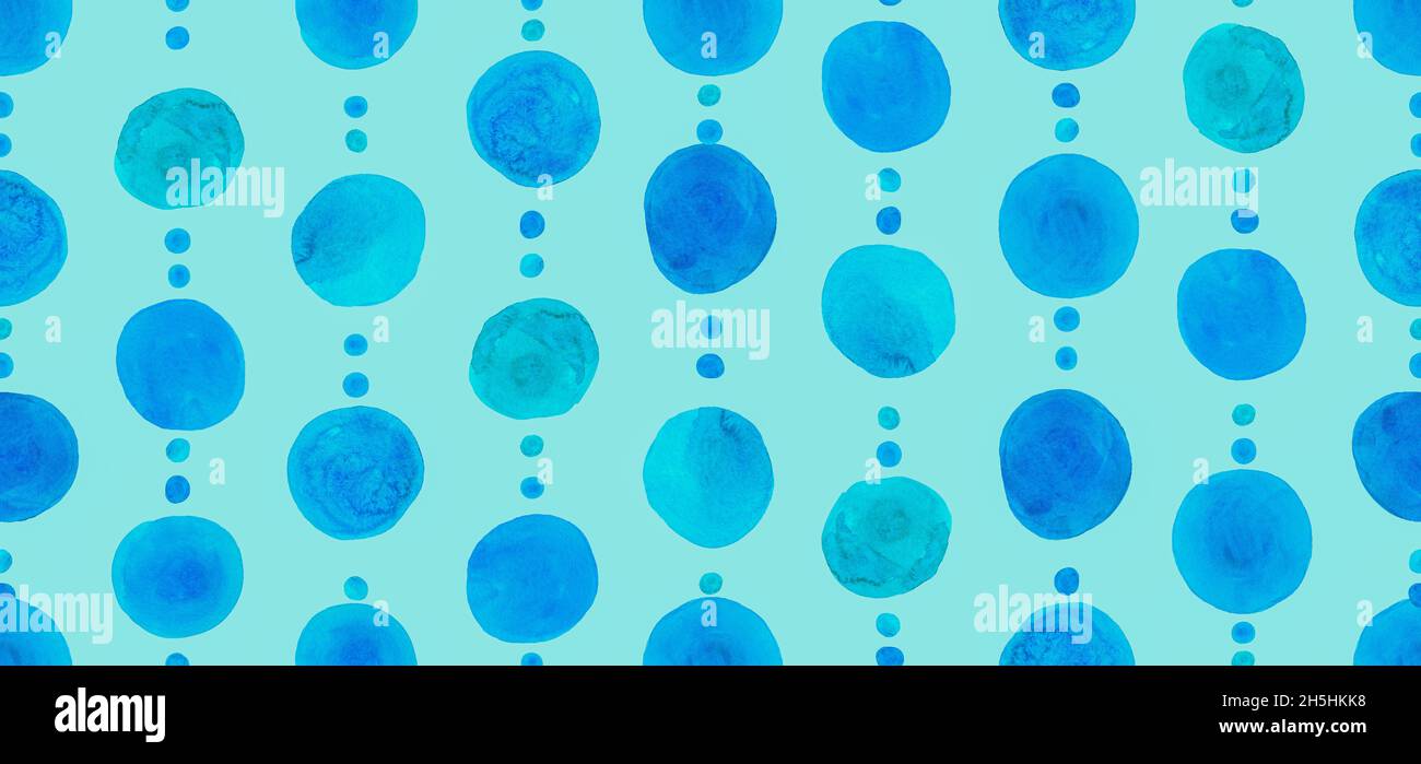 Seamless Circles Pattern. Geometric Polka Blots Background. Artistic ...