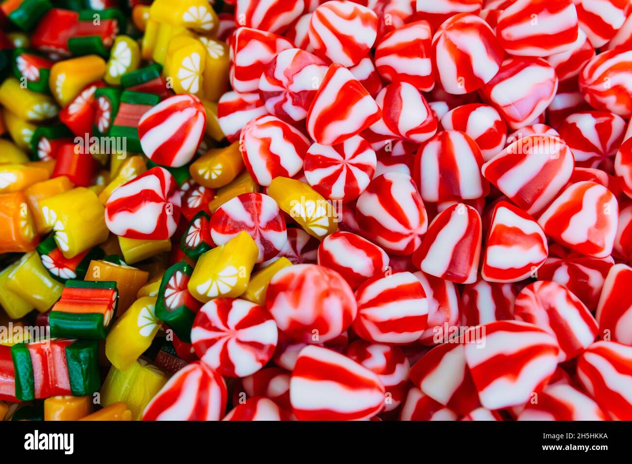 Colorful gummy sweets in the store. Background from sweets Stock Photo ...