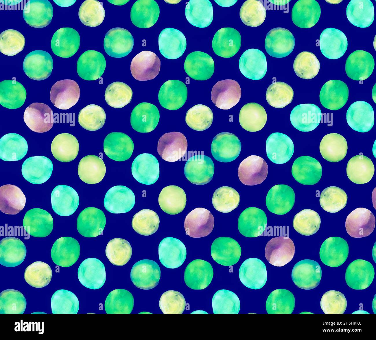 Seamless Circles Illustration. Multicolor Stains Pattern. Abstract ...