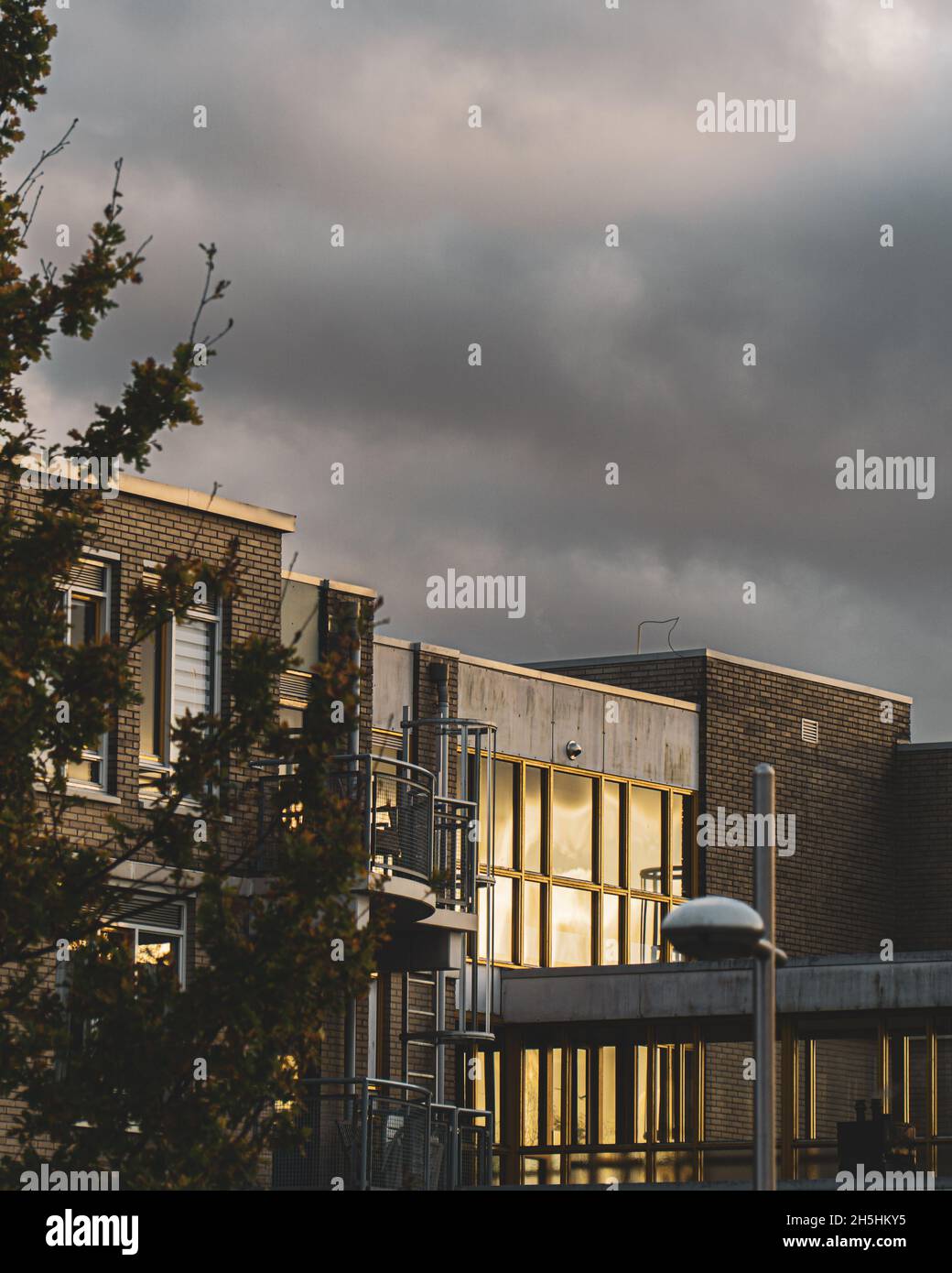 Windows architecture sunset reflection hi-res stock photography and ...