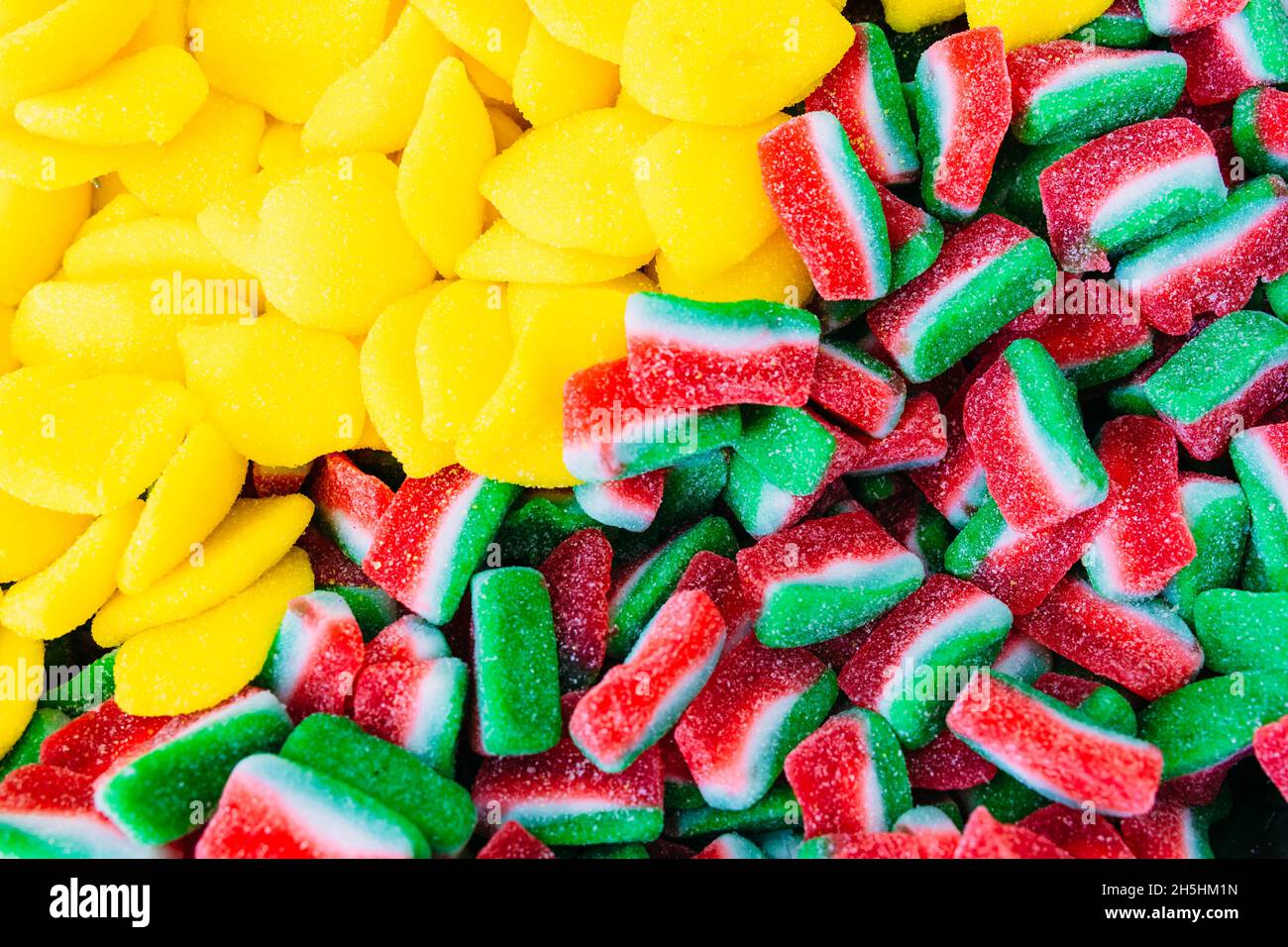 Colorful gummy sweets in the store. Background from sweets Stock Photo ...