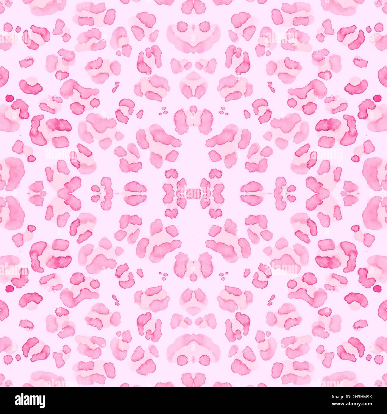 Pink Animal Print Border