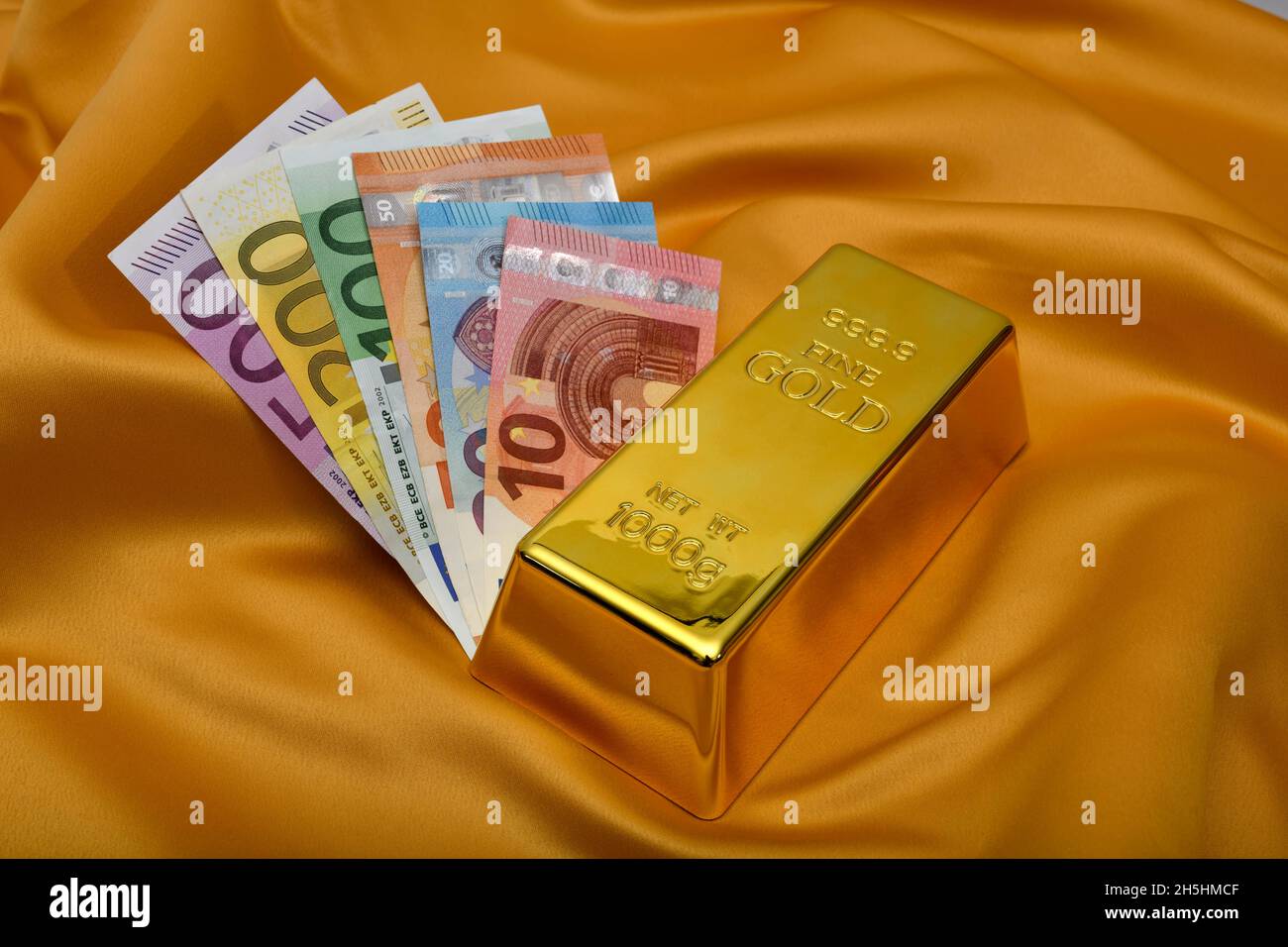 Symbolic Picture Protection Against Inflation Gold Bar Fine Gold
