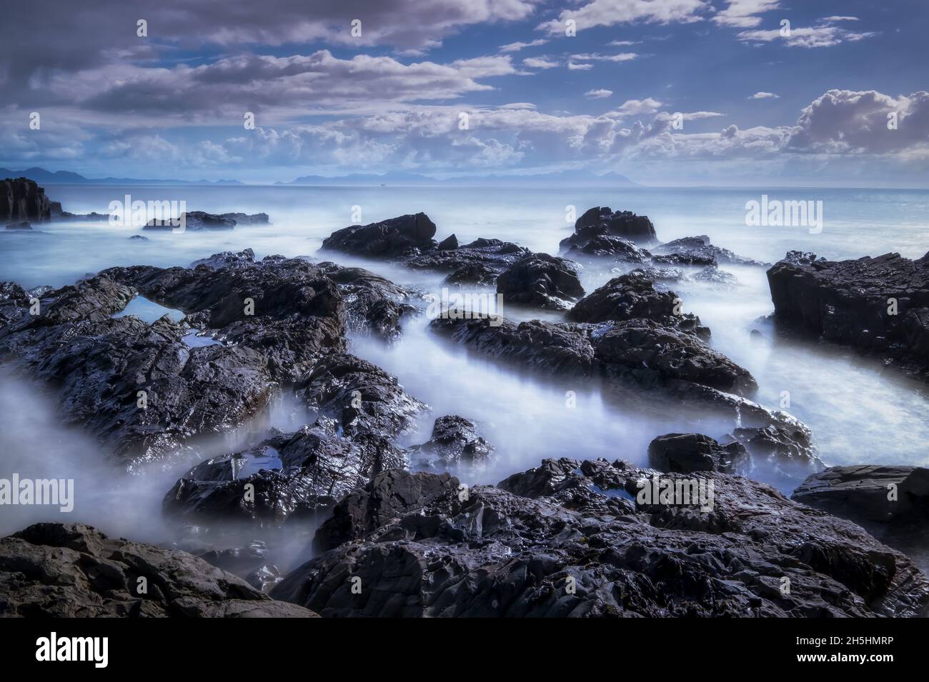 South Africa - Sea, Rocks and Clouds - Seascape at Klippies Bay - part ...
