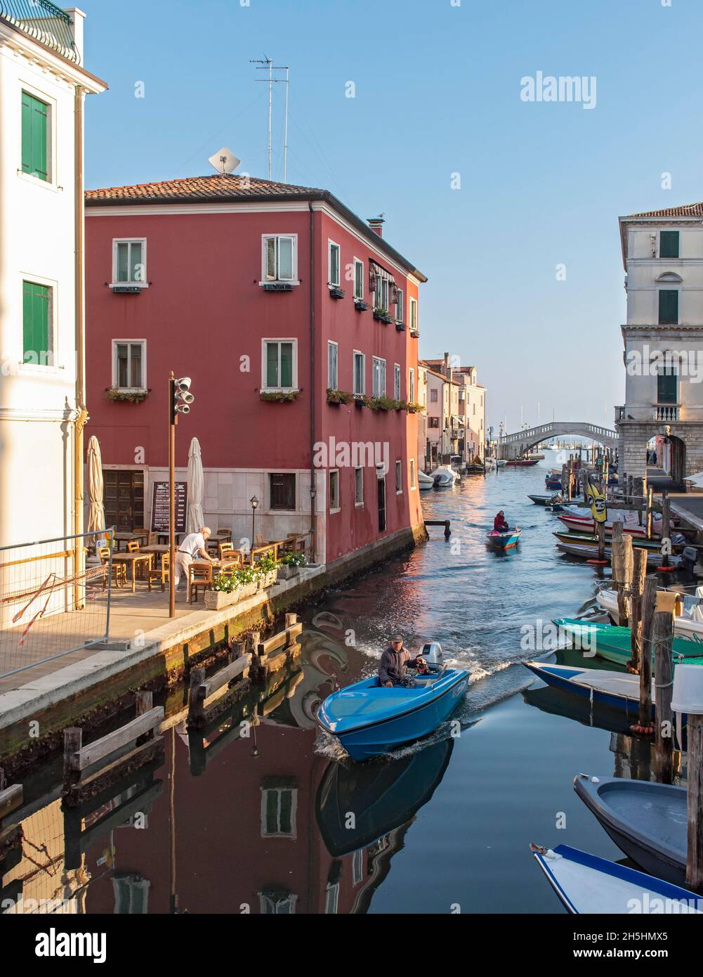 Venice italy boat motorboat hi-res stock photography and images - Alamy