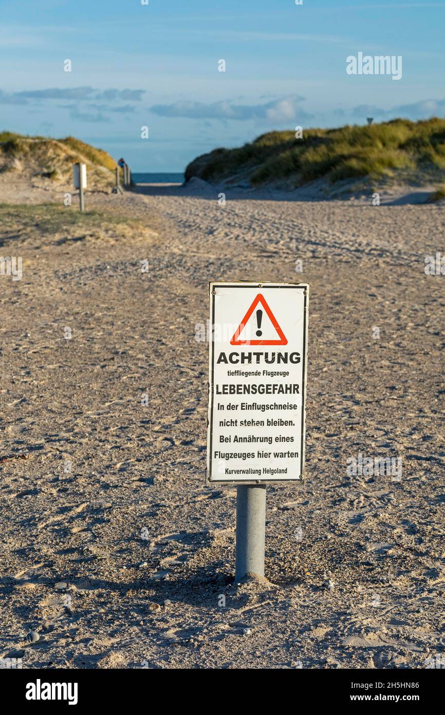 Sand dune warning sign hi-res stock photography and images - Alamy