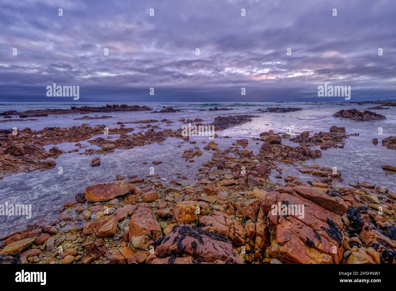 South Africa - Sea, Rocks and Clouds - Seascape at Franskraal - part of ...
