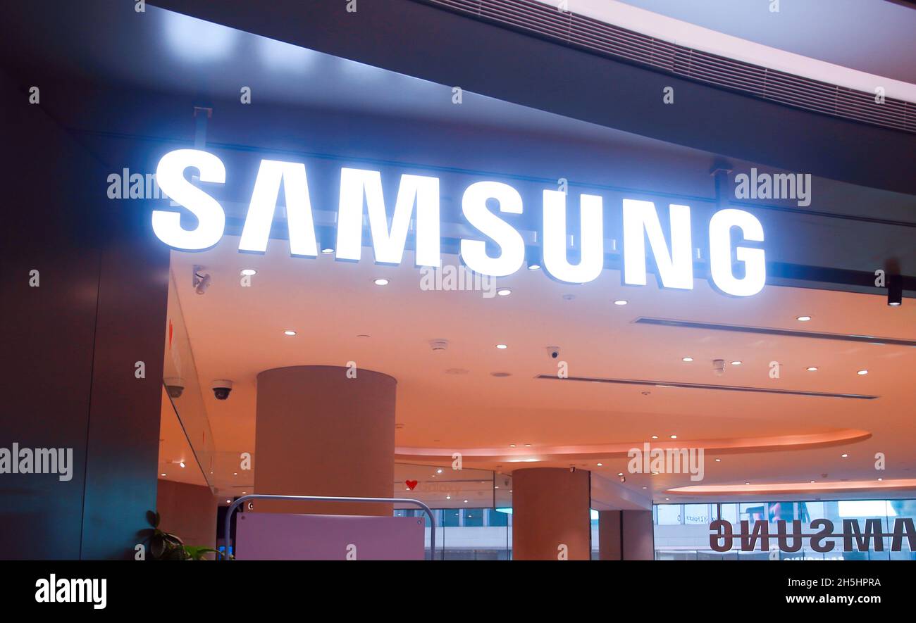 BEIJING, CHINA - OCTOBER 12, 2021 - A Samsung Electronics store is seen ...