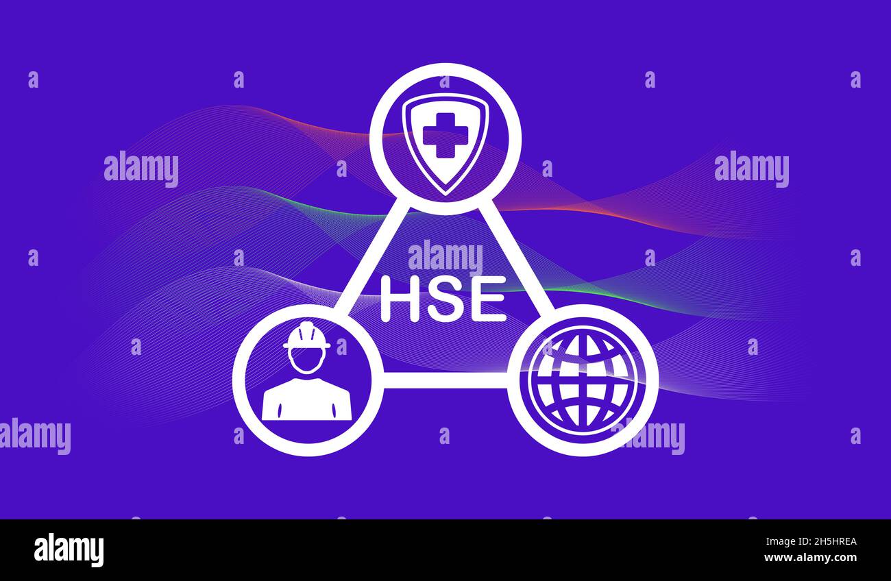 Illustration of a hse concept Stock Photo - Alamy