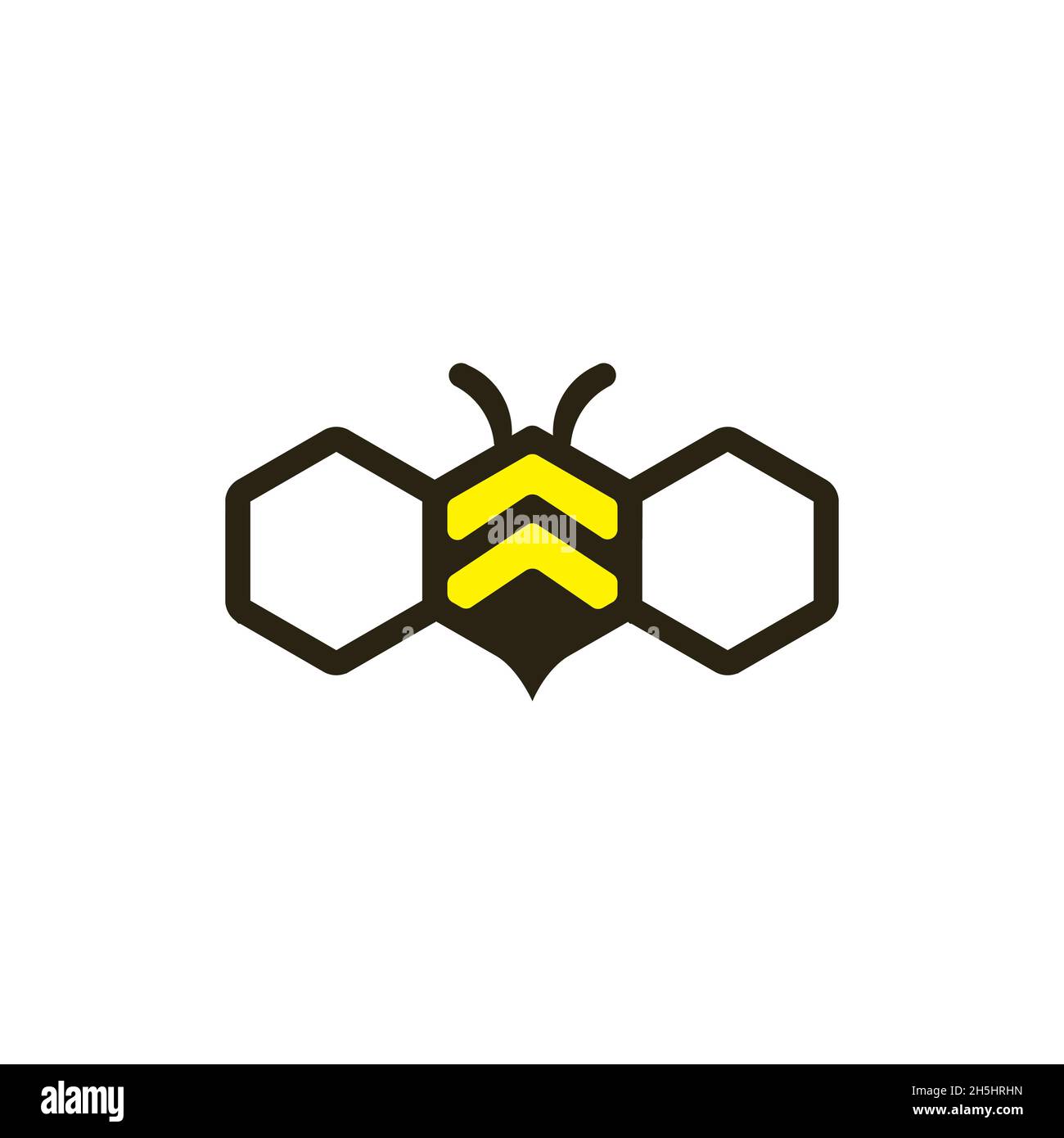 Hexagon silhouette hi-res stock photography and images - Alamy