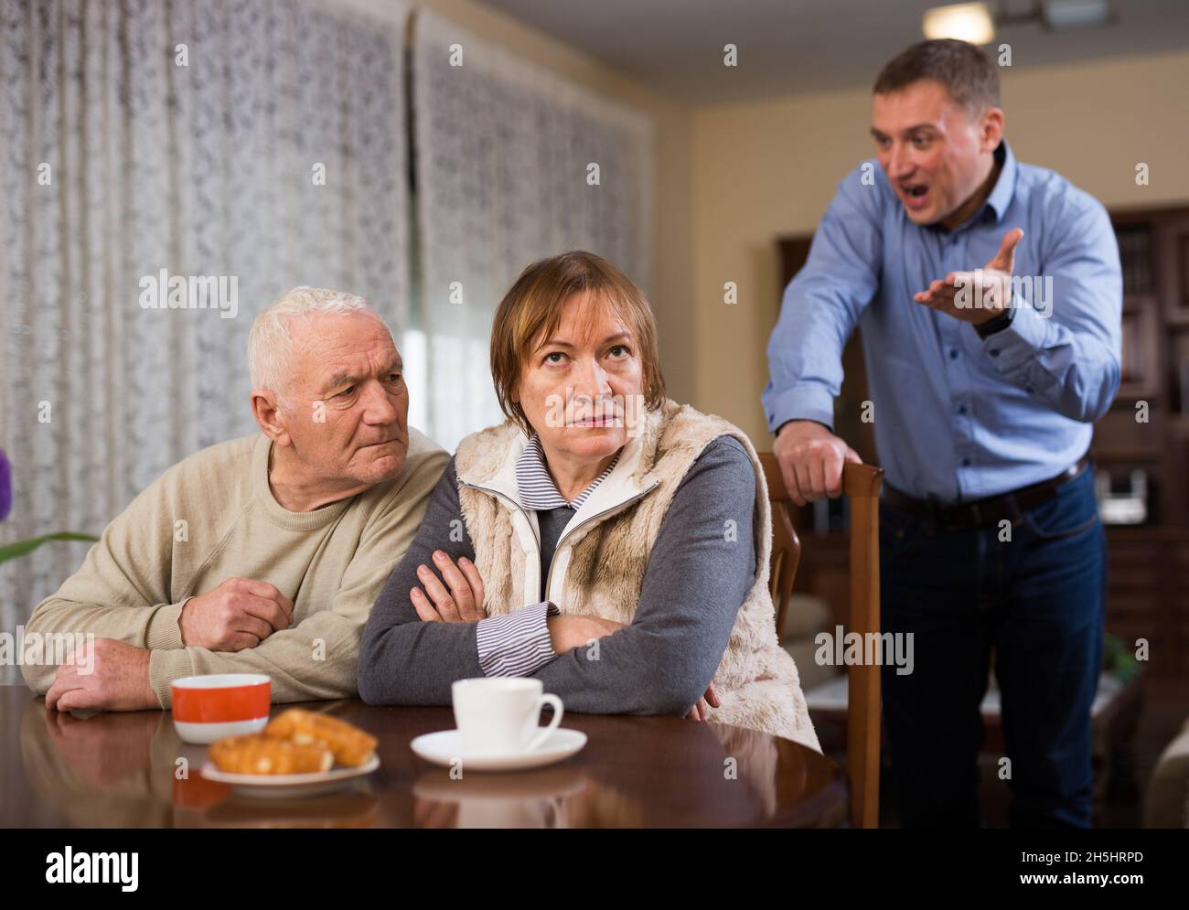 Elderly Woman Scolding High Resolution Stock Photography and Images - Alamy