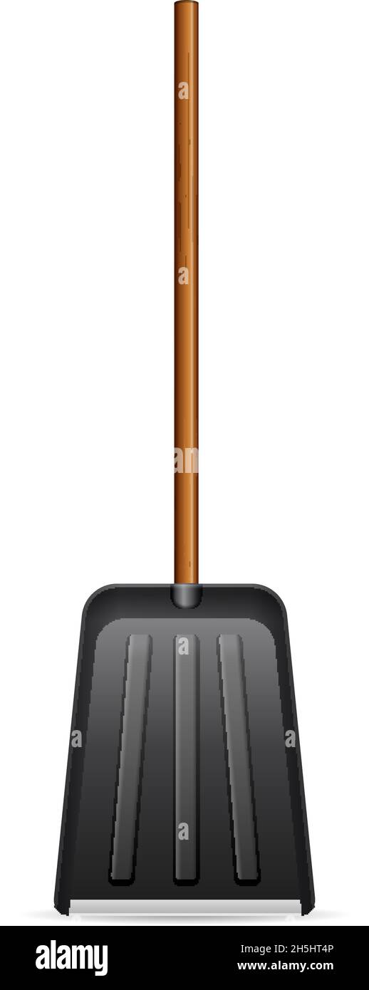 Snow shovel on a white background. Vector illustration Stock Vector ...