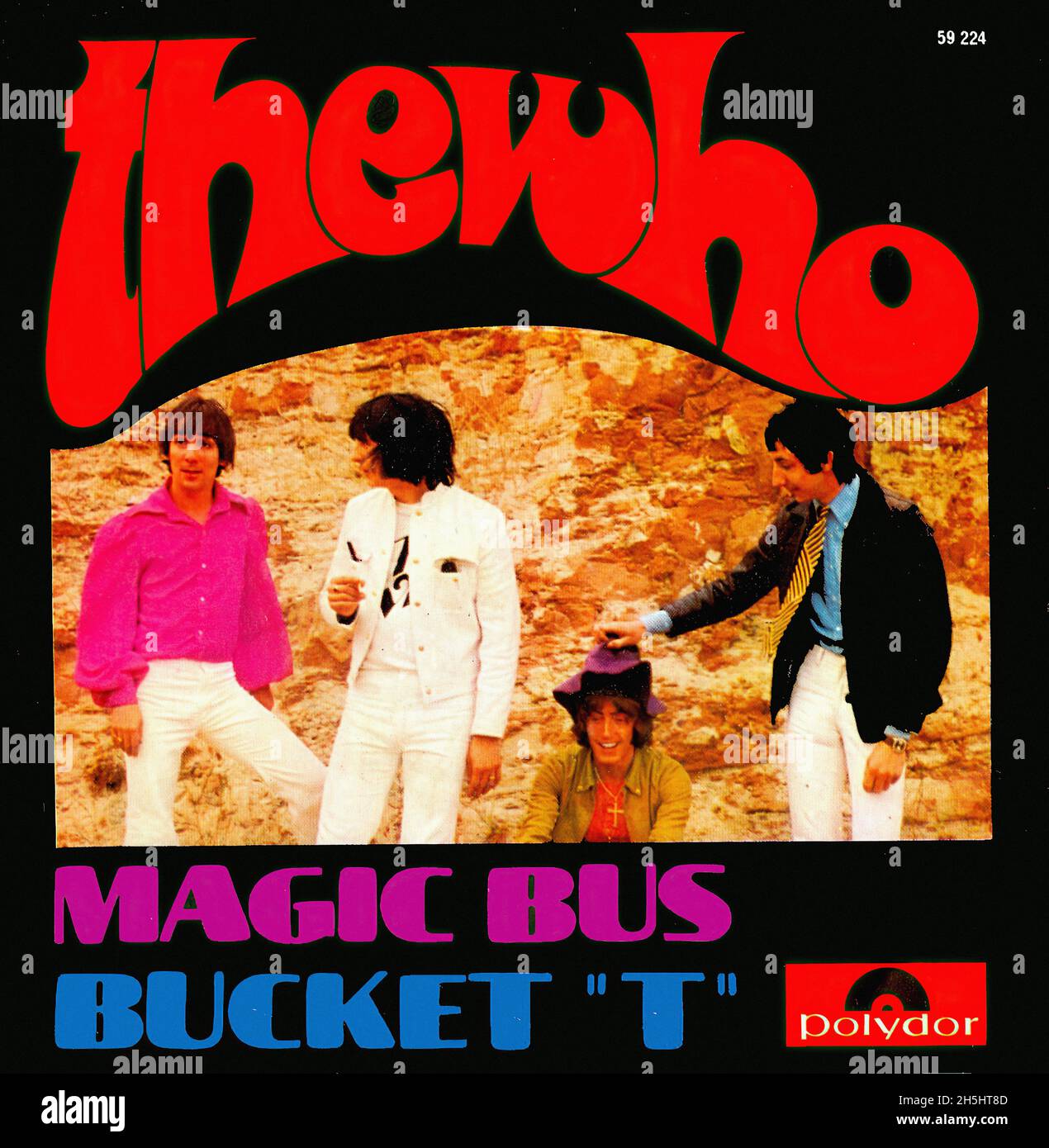 Vintage single record cover - 1968 - The Who - Magic Bus - D Stock ...