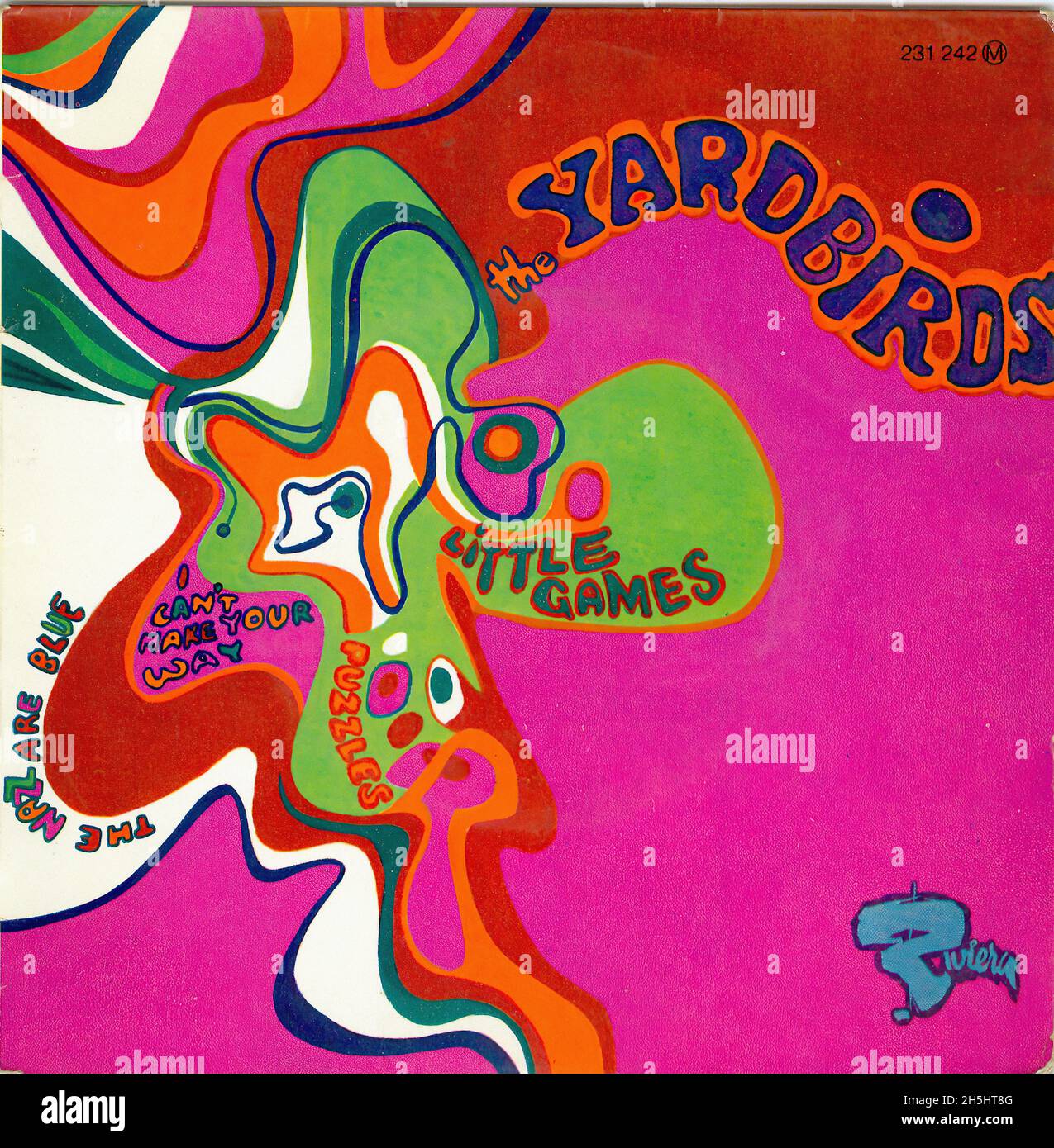 Vintage single record cover - 1967 - Yardbirds, The - Little Games - F ...