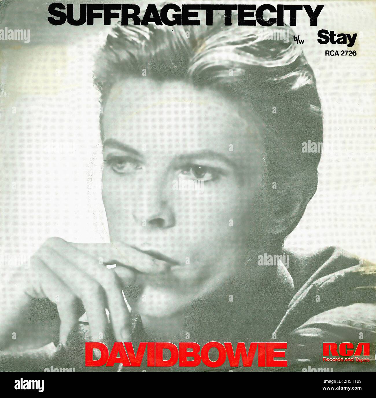 Vintage single record cover - 1976- David Bowie - Stay - UK - Promo ...