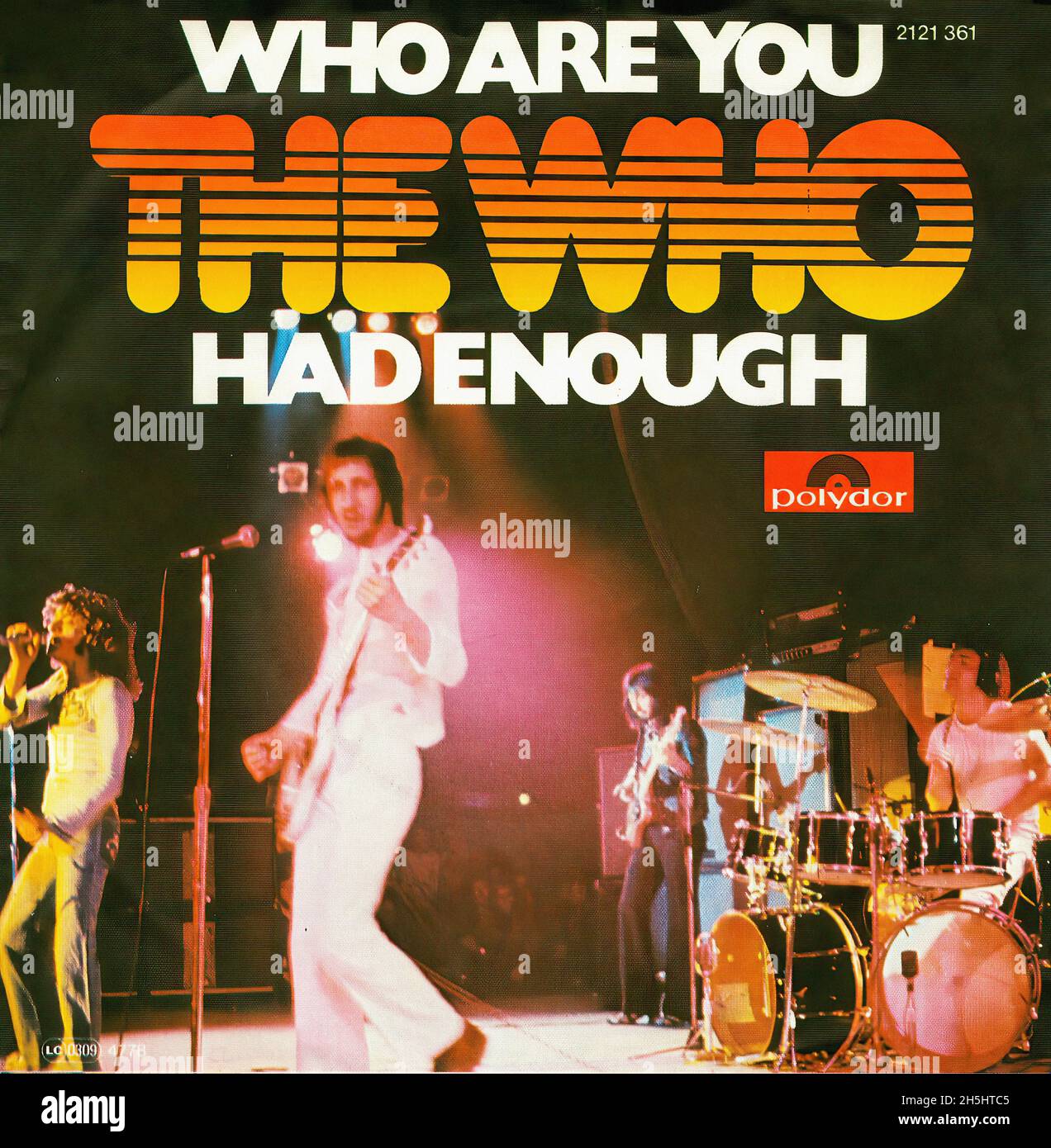 Vintage single record cover - 1978 - The Who - Who Are You - D Stock ...
