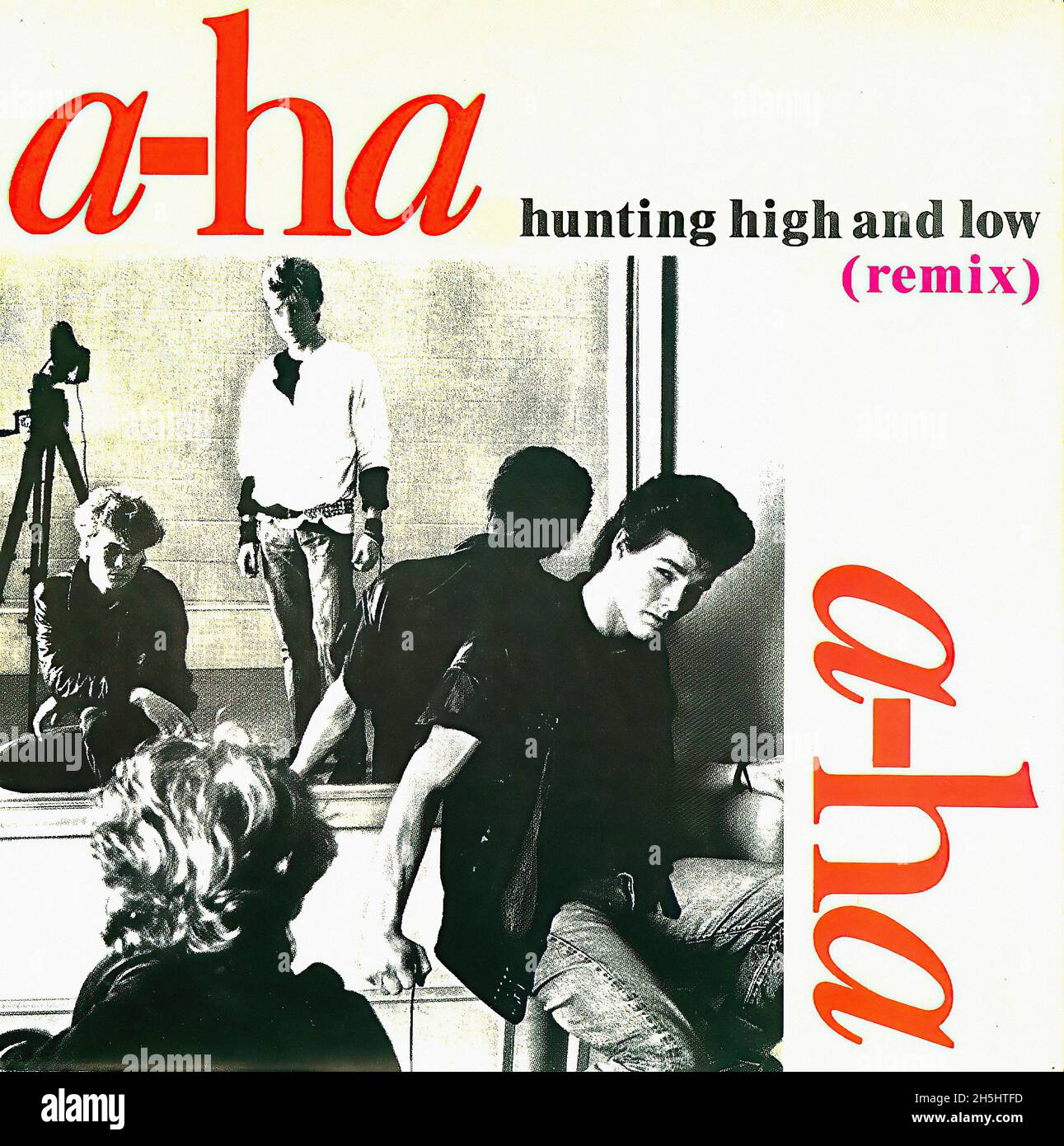 Vintage single record cover - A-HA - Hunting High And Low - F - 1986 ...