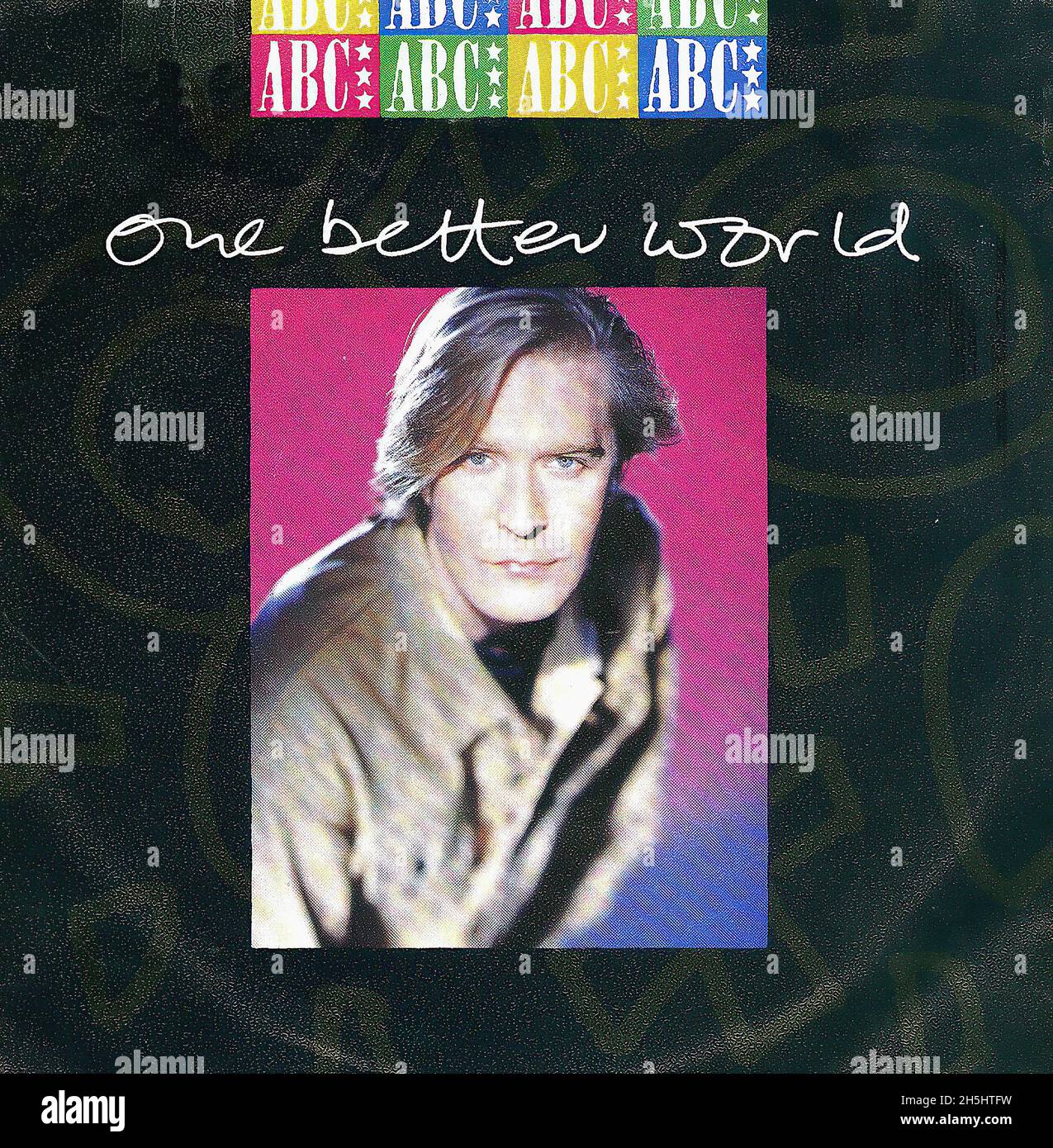 Vintage single record cover - ABC - One Better Word - D - 1989 Stock Photo - Alamy