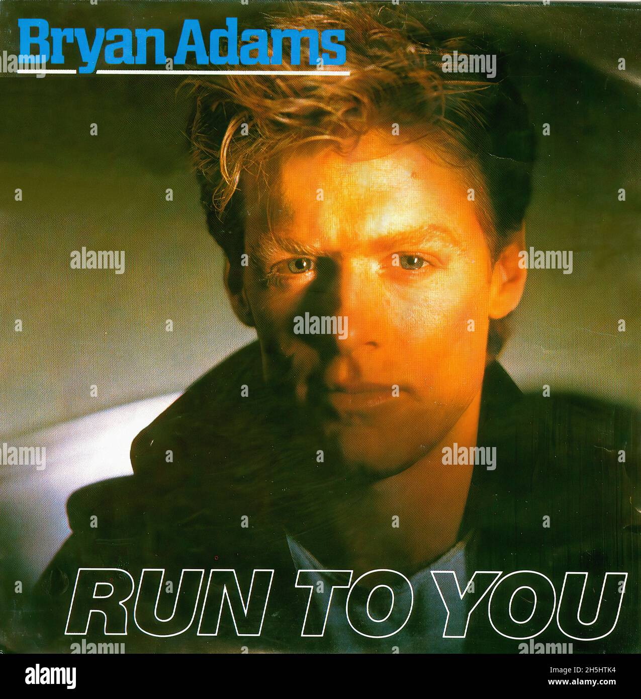 Vintage single record cover - Adams, Bryan - Run To You - D - 1984 01 ...