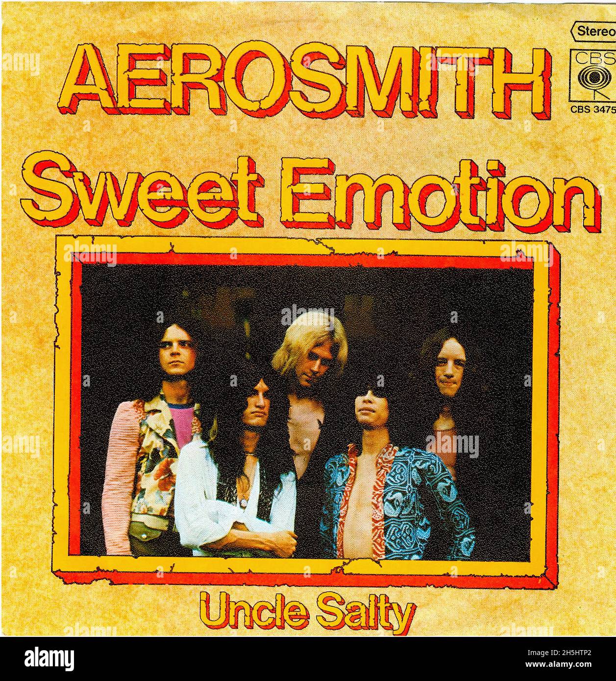 Vintage single record cover - Aerosmith - Sweet Emotion - D - 1975 ...