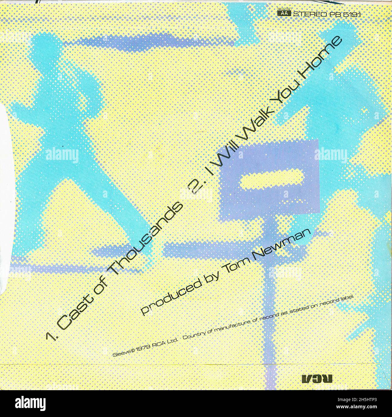 Vintage single record cover - Adverts, The - Cast Of Thousands - UK ...