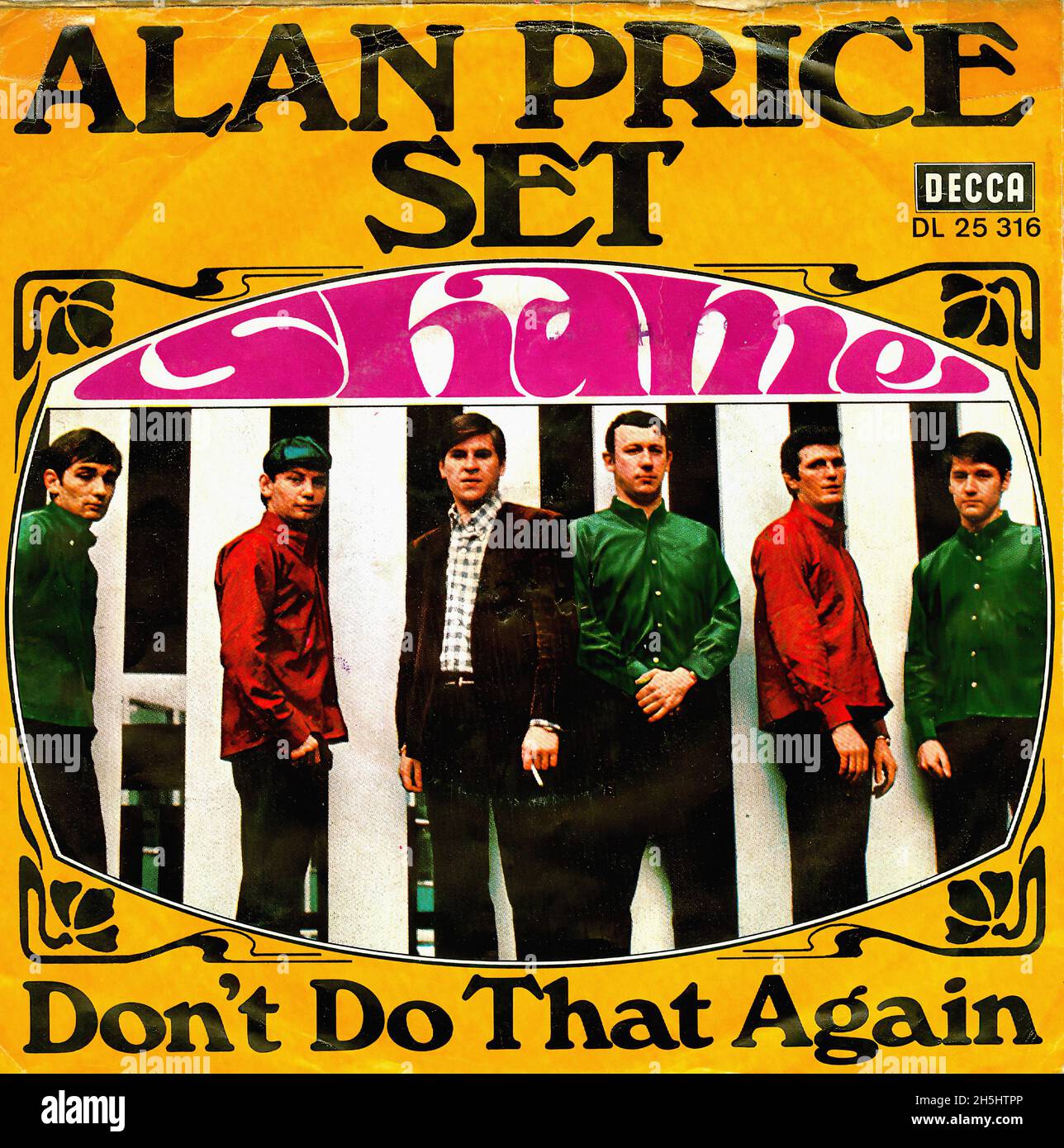 Vintage single record cover - Alan Price Set, The - Shame - D - 1967 ...