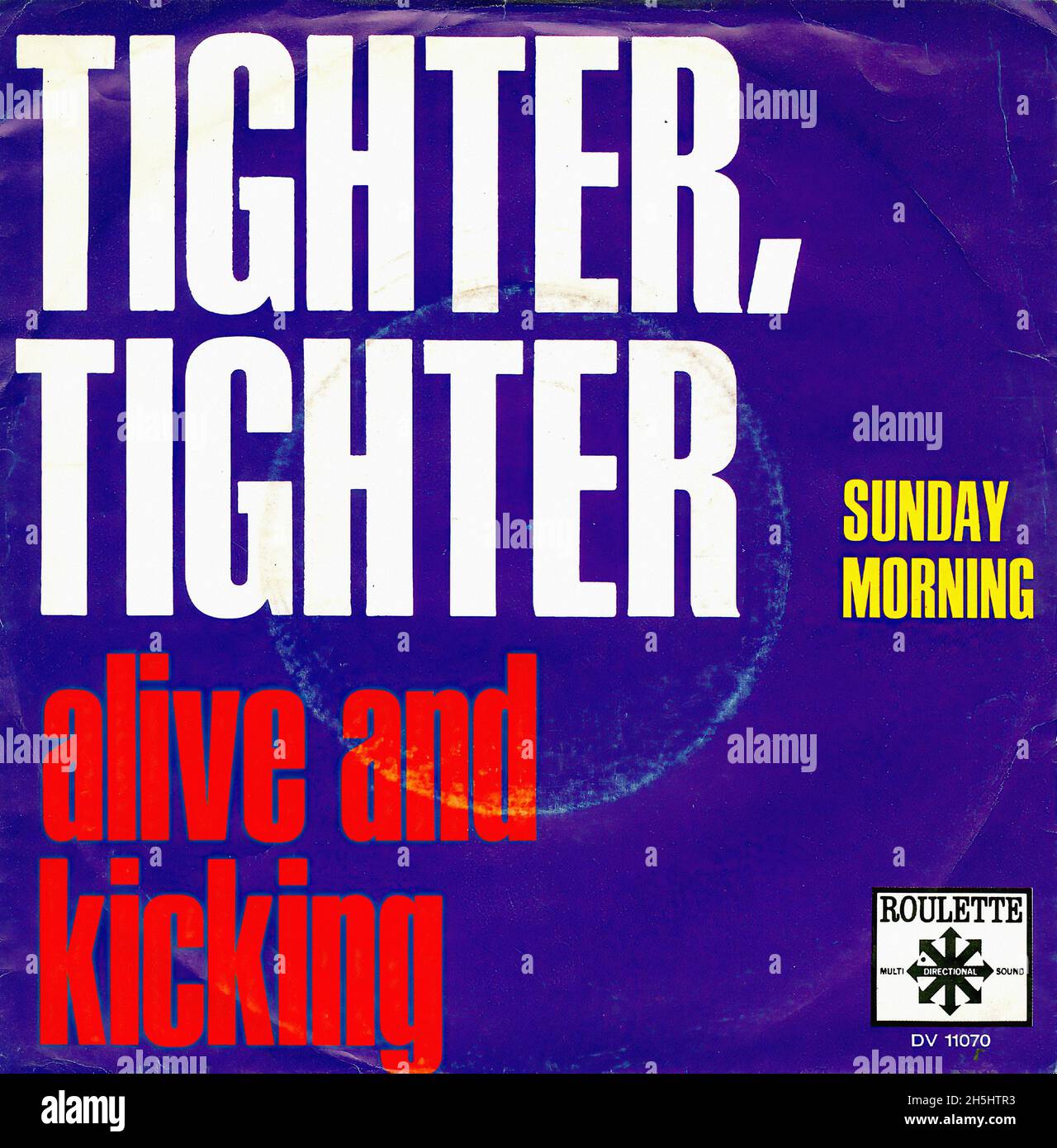 Vintage single record cover - Alive And Kicking - Tighter, Tighter - D ...