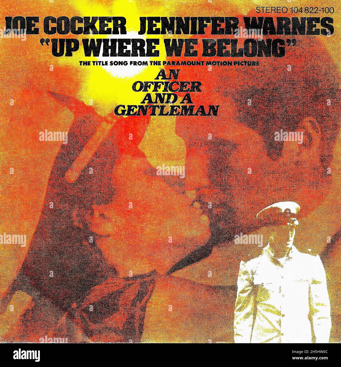 Vintage single record cover - An Officer And A Gentleman - Ein Offizier ...