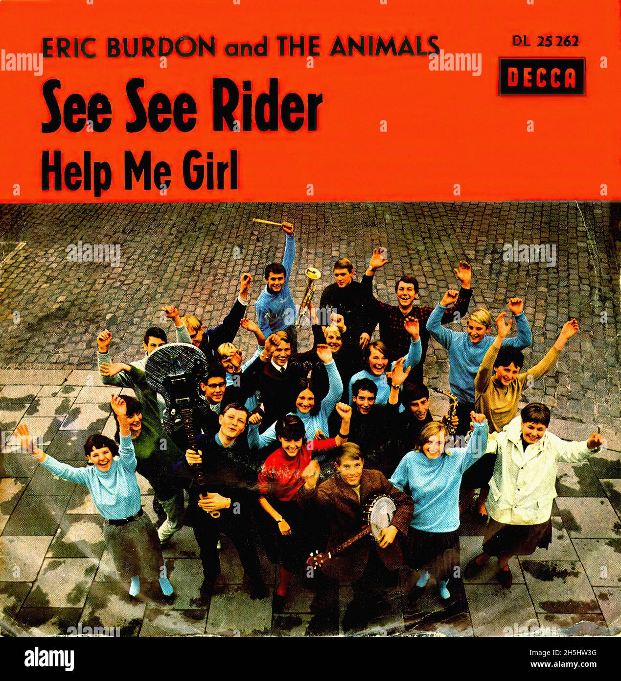 Vintage single record cover - Animals, The - See See Rider - D - 1966 ...