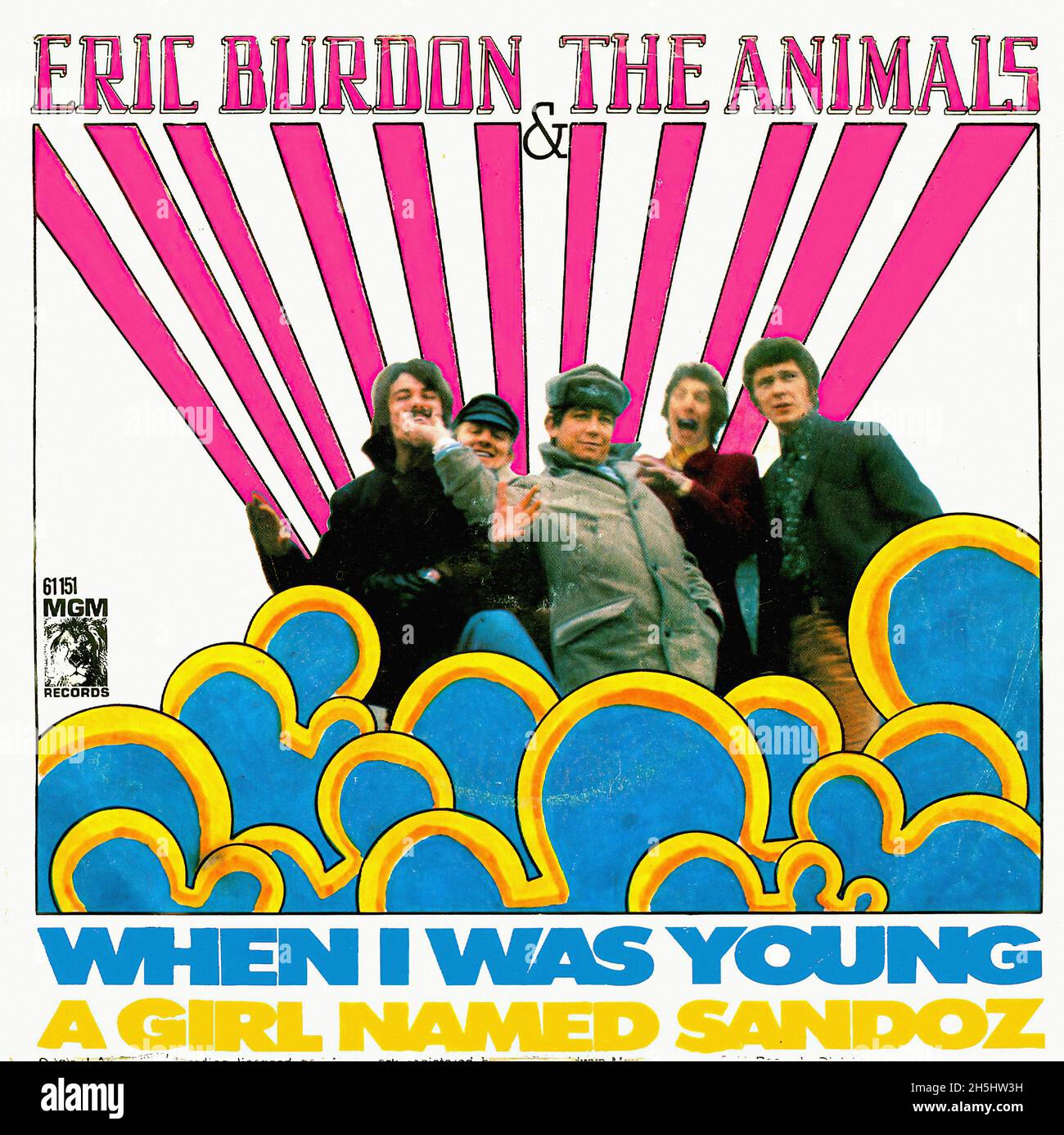 Vintage single record cover - Animals, The & Eric Burdon - When I Was ...