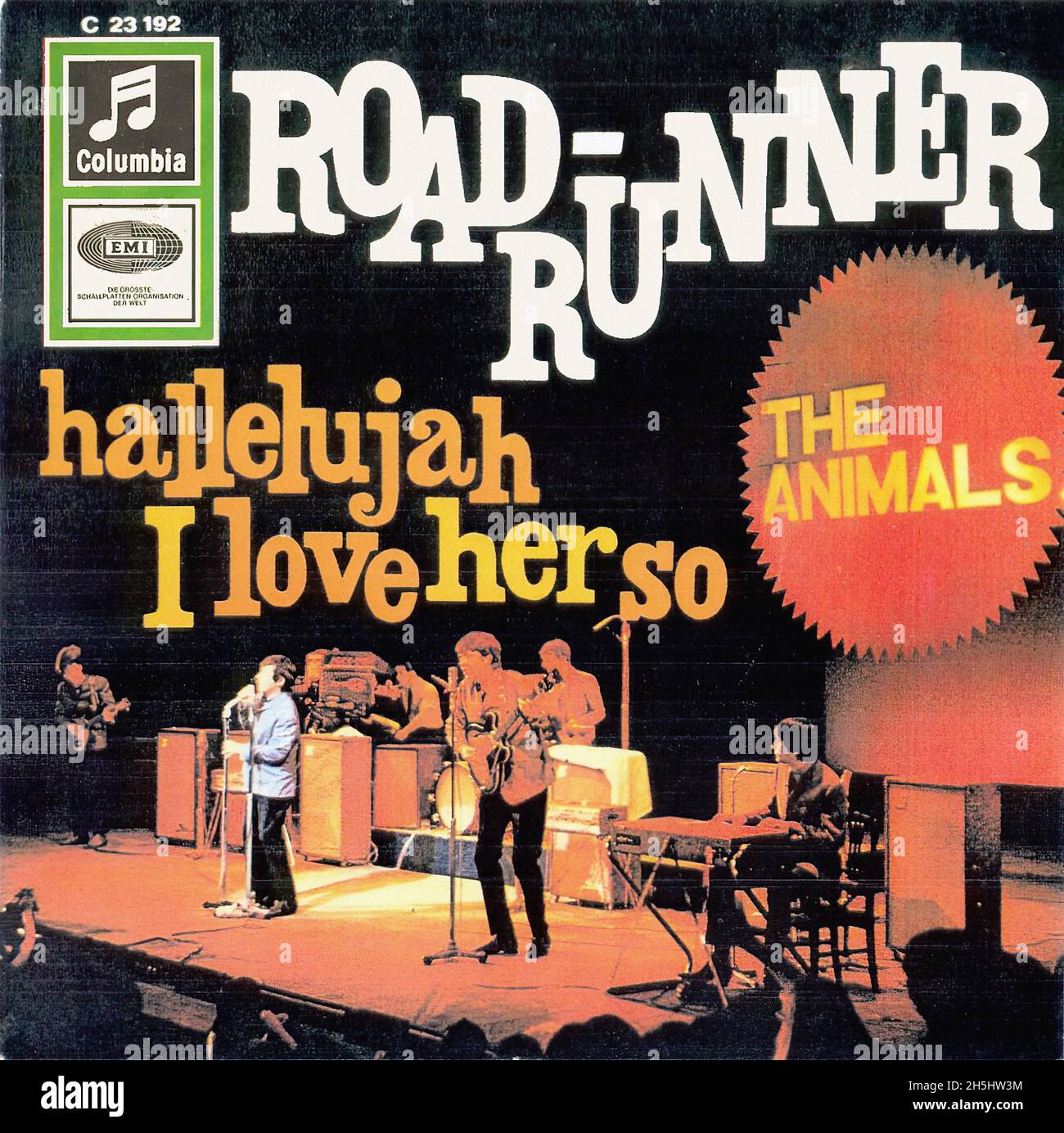 Vintage single record cover - Animals, The - Roadrunner - D - 1966 ...