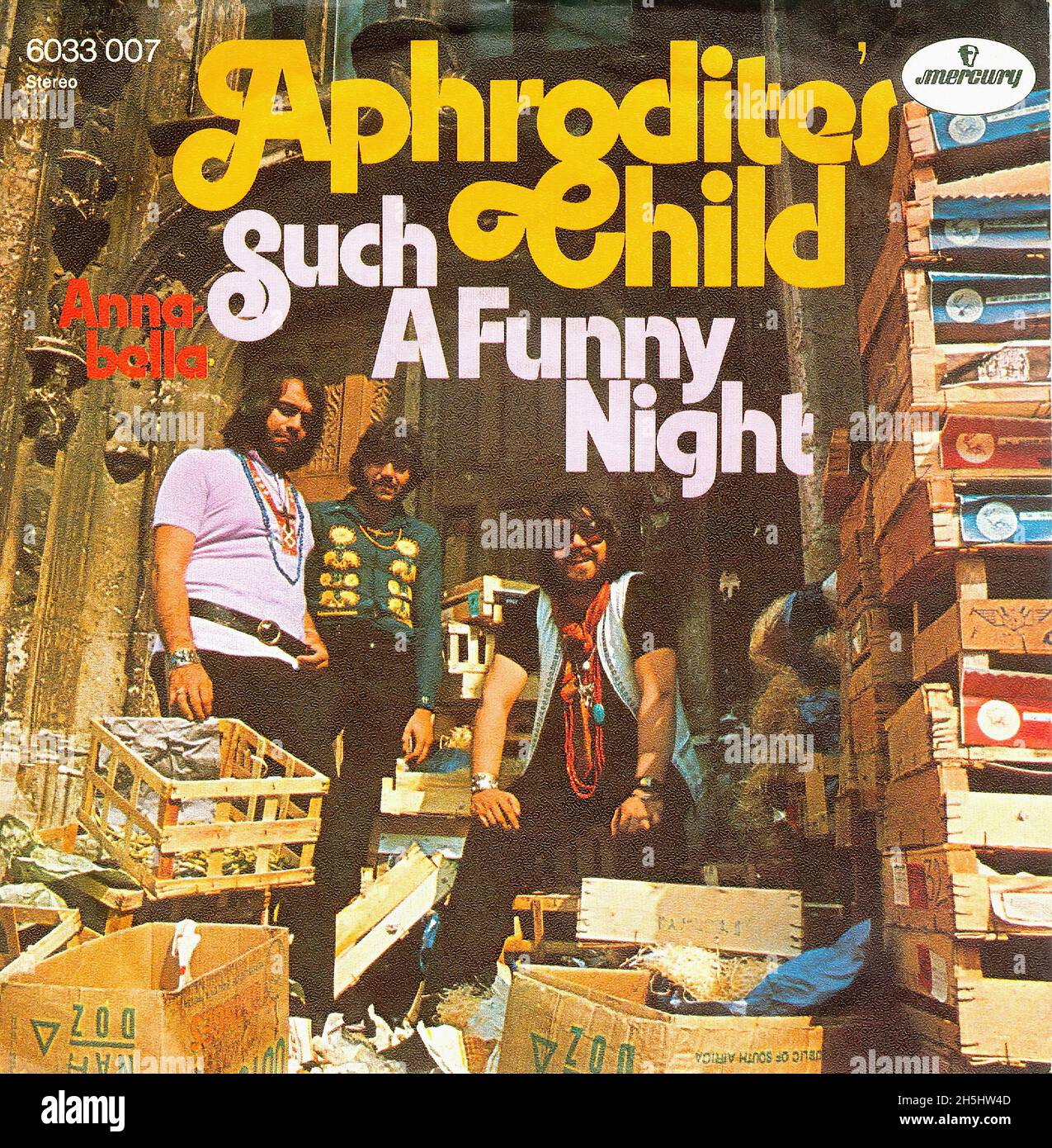 Vintage single record cover - Aphrodites Child - Such A Funny Night - D ...