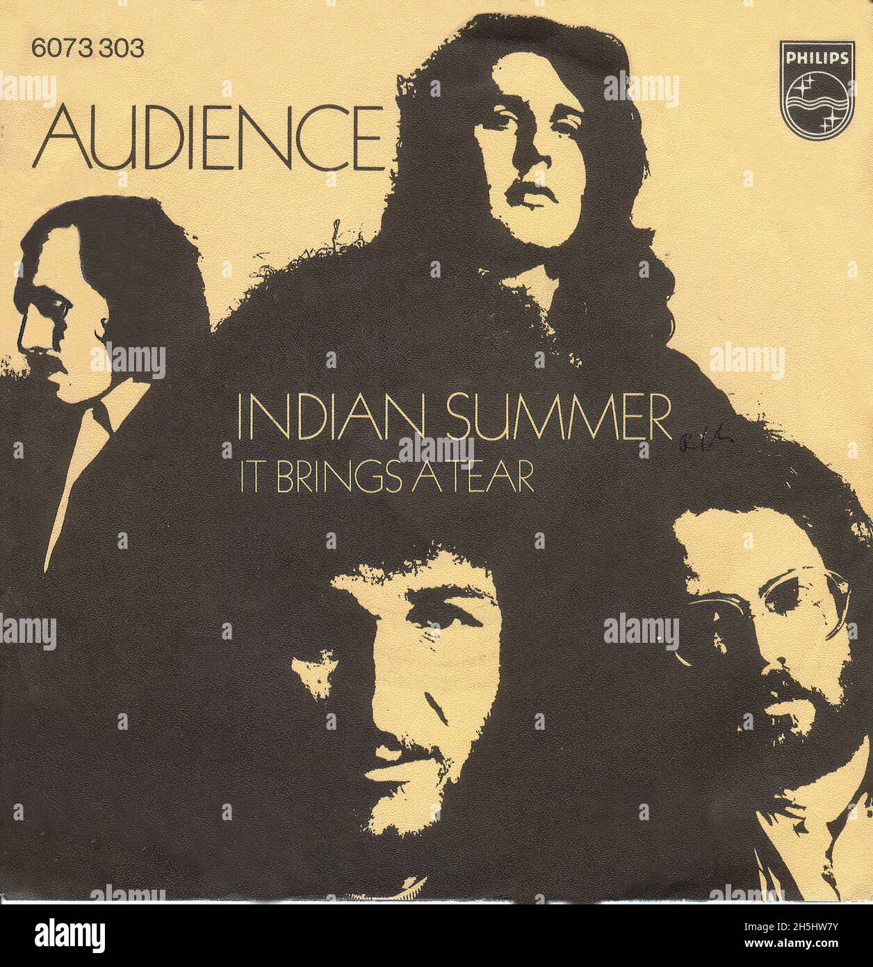 Vintage single record cover - Audience - Indian Summer - 1971 Stock ...