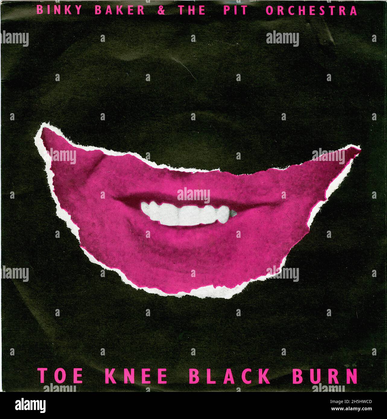 Vintage single record cover - Baker, Binky - Toe Knee Black Burn - UK ...