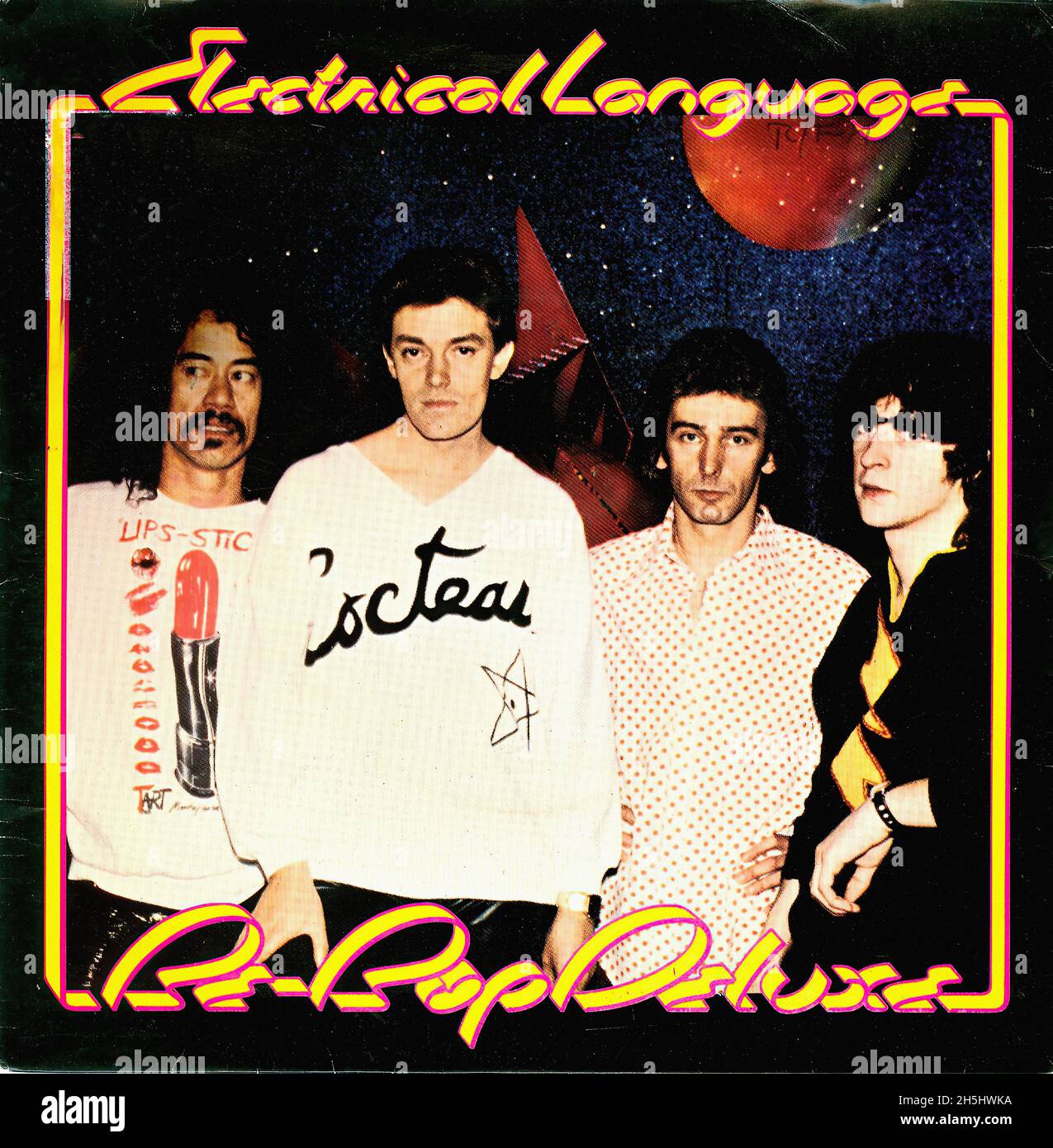 Vintage single record cover - Be Bop Deluxe - Electrical Language - UK - 1978 02 Stock Photo - Alamy